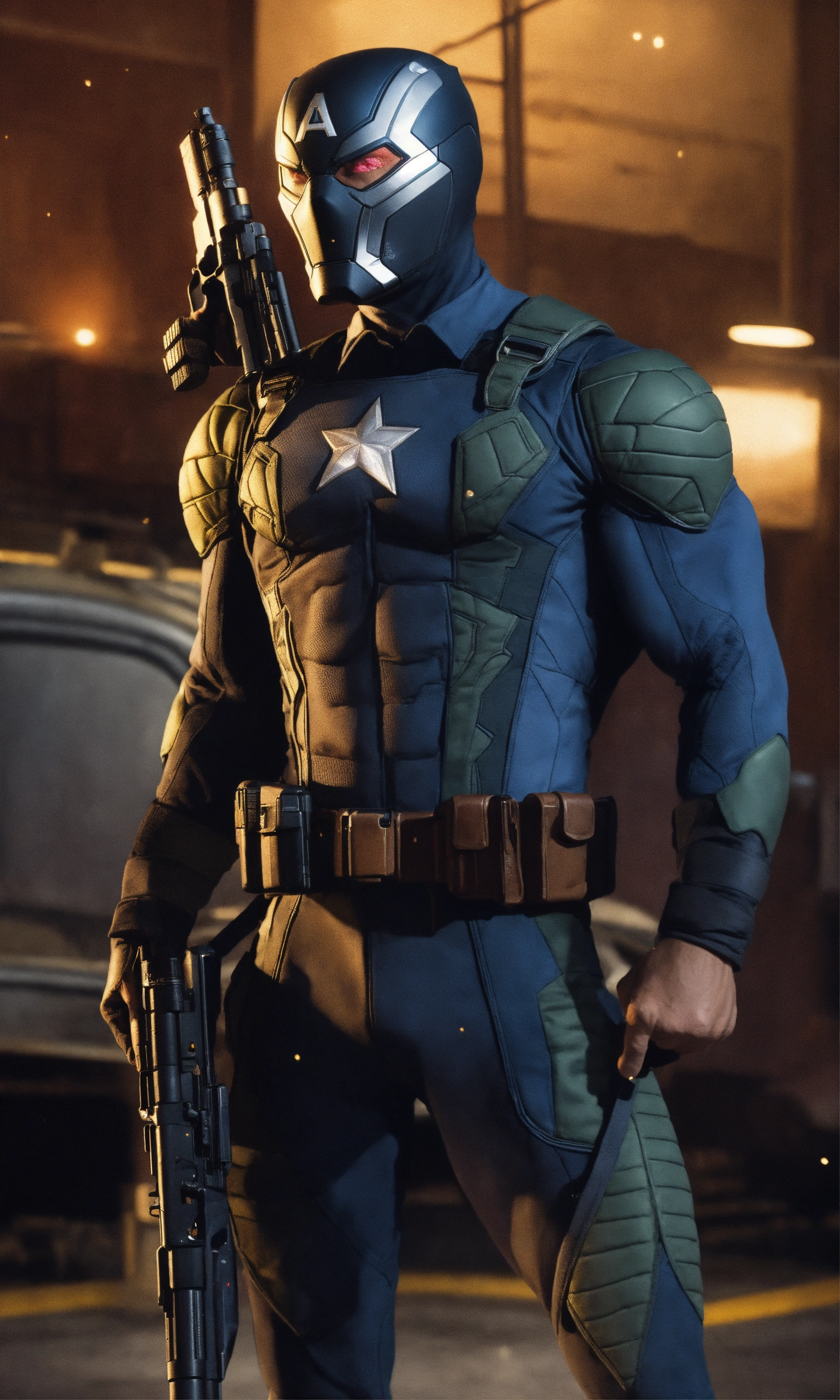 Lexica - Marvel diamondback with a gun animated without words or logos
