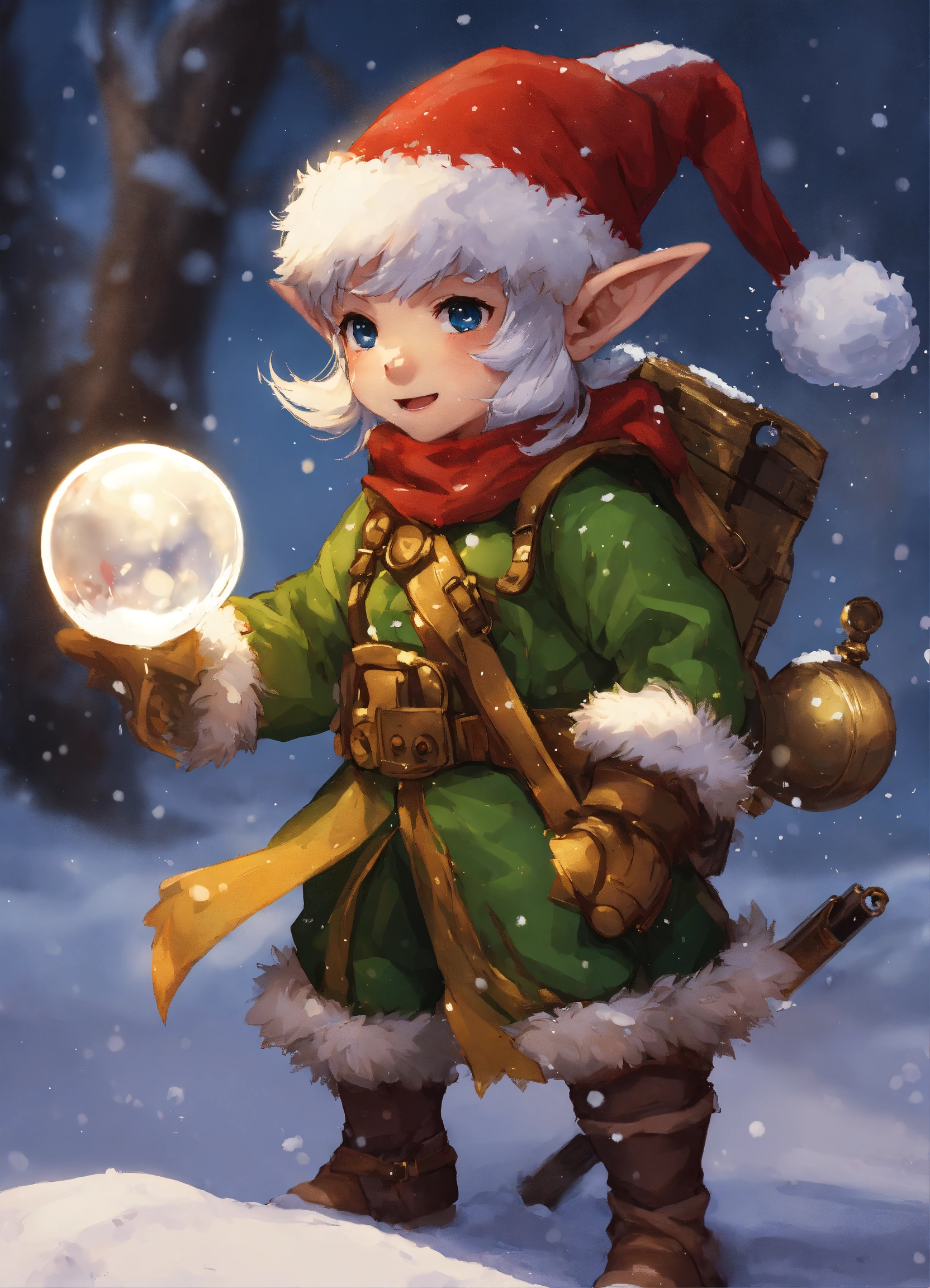 Lexica - Christmas elves, dnd, snowy, small, cute, mischievous, rpg ...
