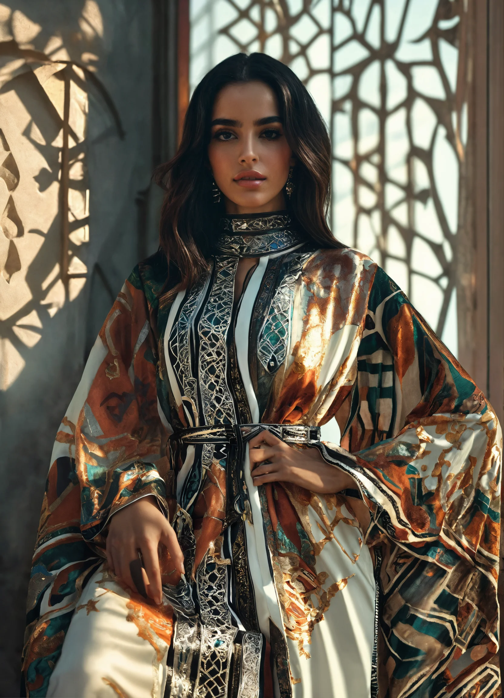 Lexica - Beautiful arabic women , waering beautiful kaftan morrocan ...