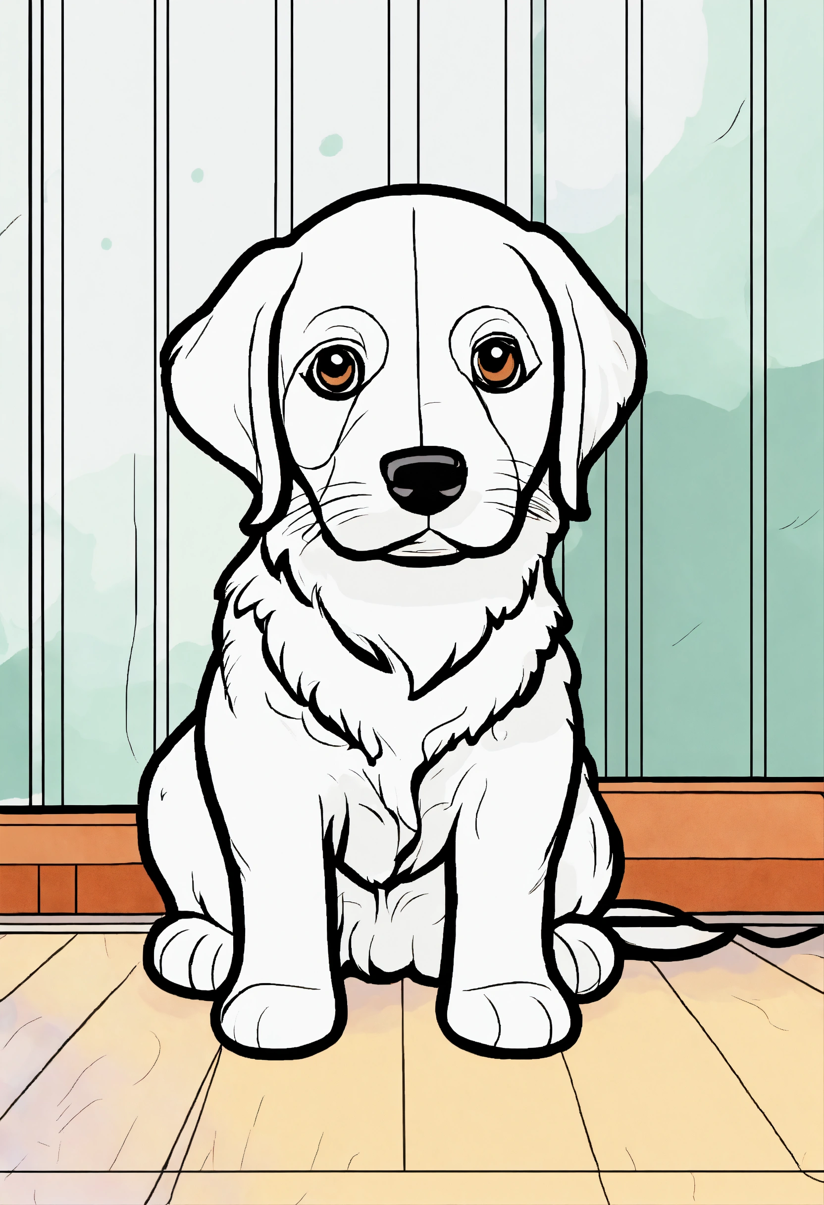 Lexica - Coloring book for toddlers, simple lines drawings, no lines ...