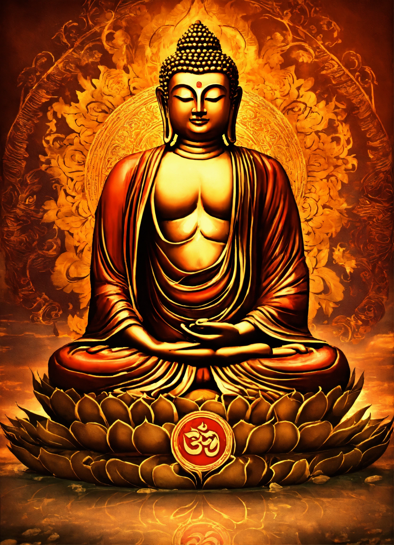 Lexica - Om buddha sign
