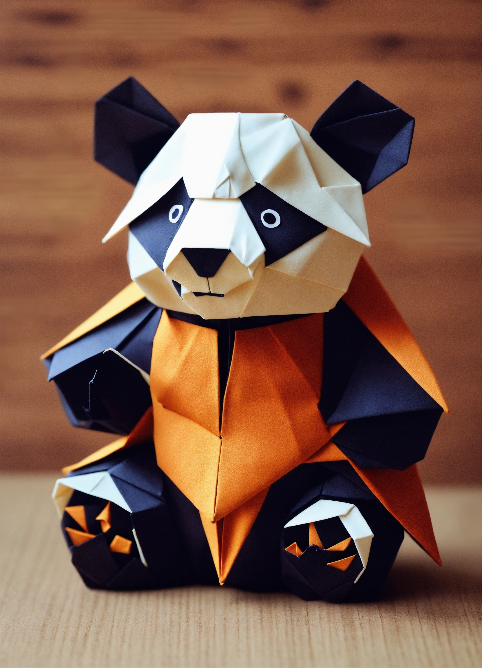 Lexica - A cute panda, origami art
