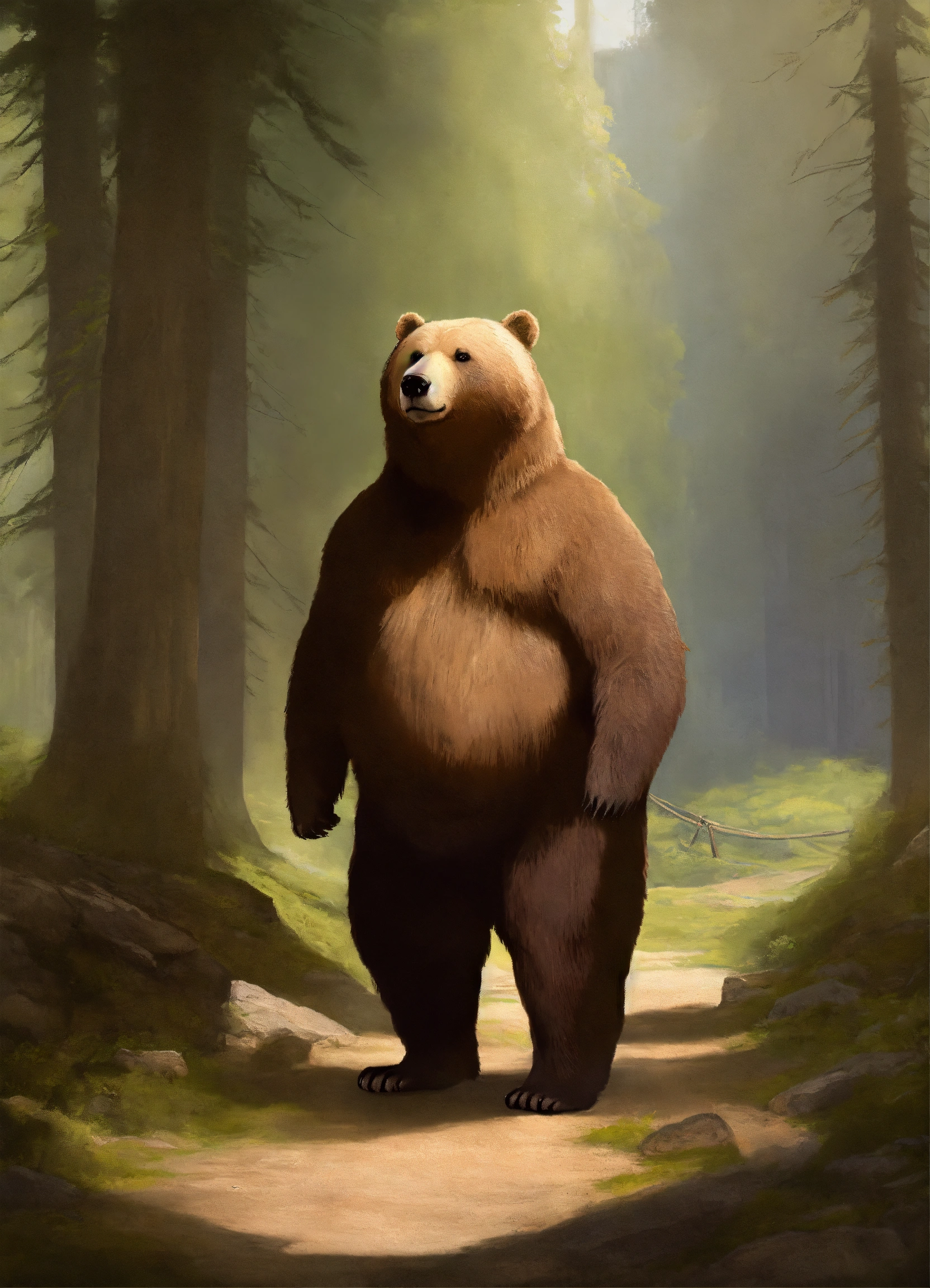 Lexica - A round bear-like wanderer called "Baba"