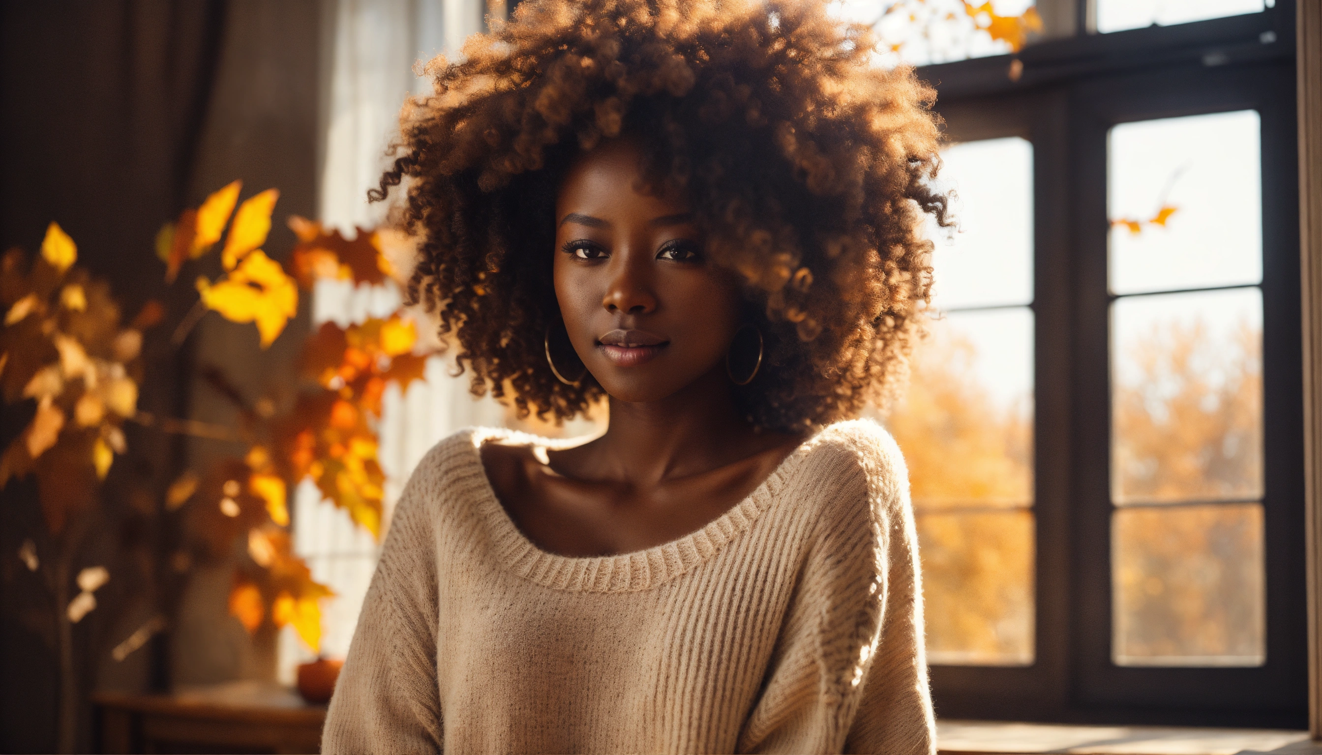 Lexica - Wide-angle shot, Beautiful Melanated woman, dark skinned ...