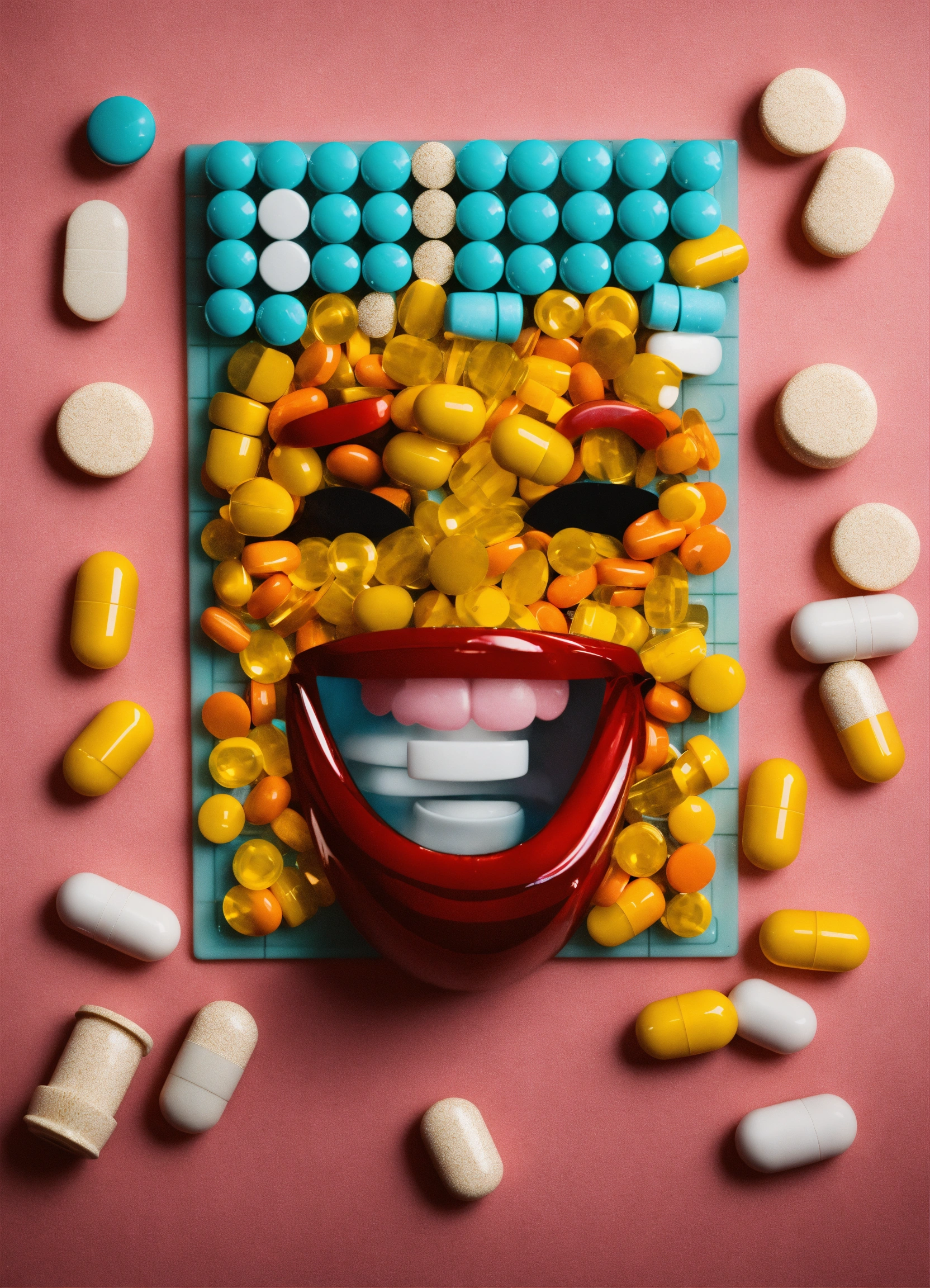 Lexica - Laughing face in pills