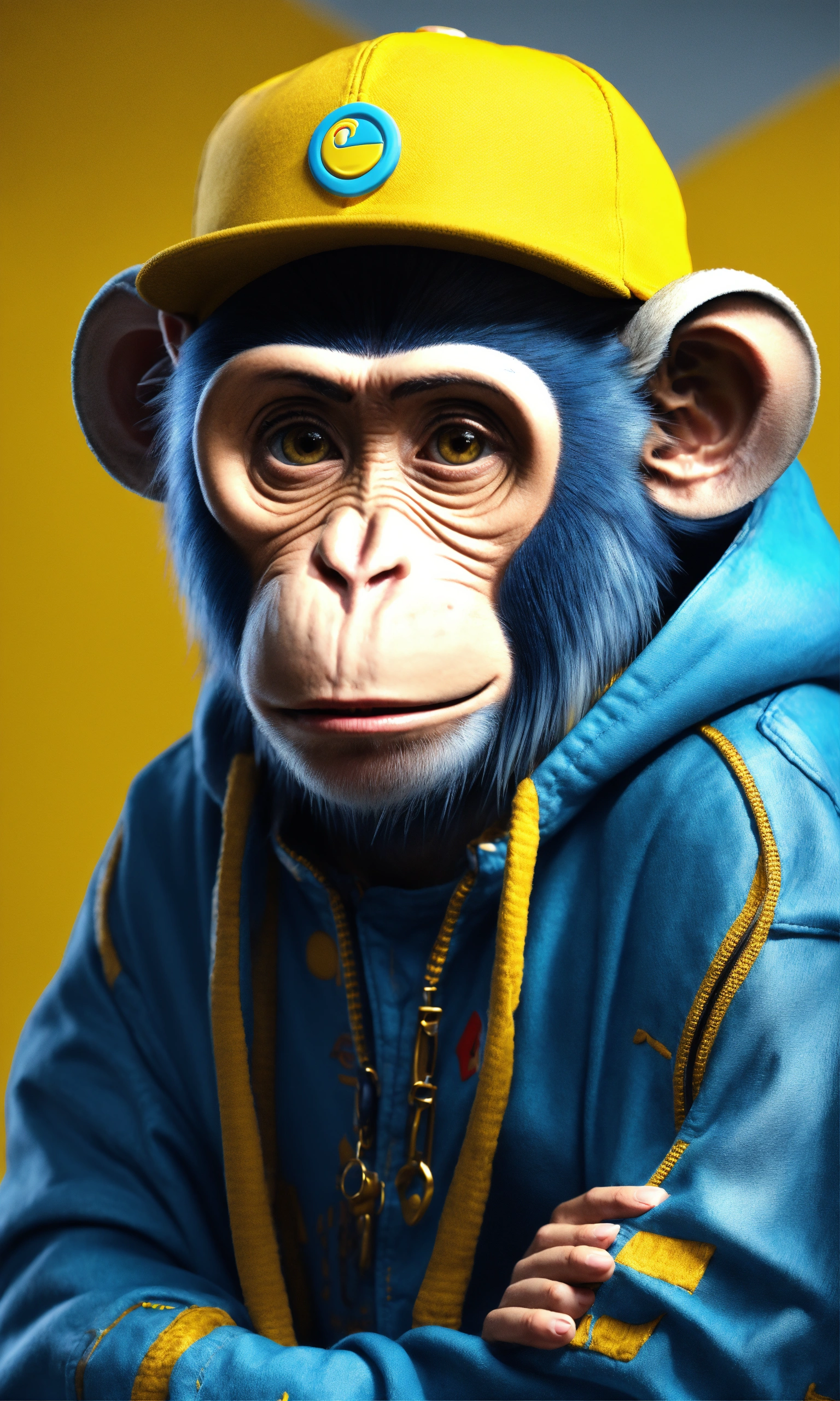 Lexica - Cartoon monkey with human clothes Use the monkey with the ...