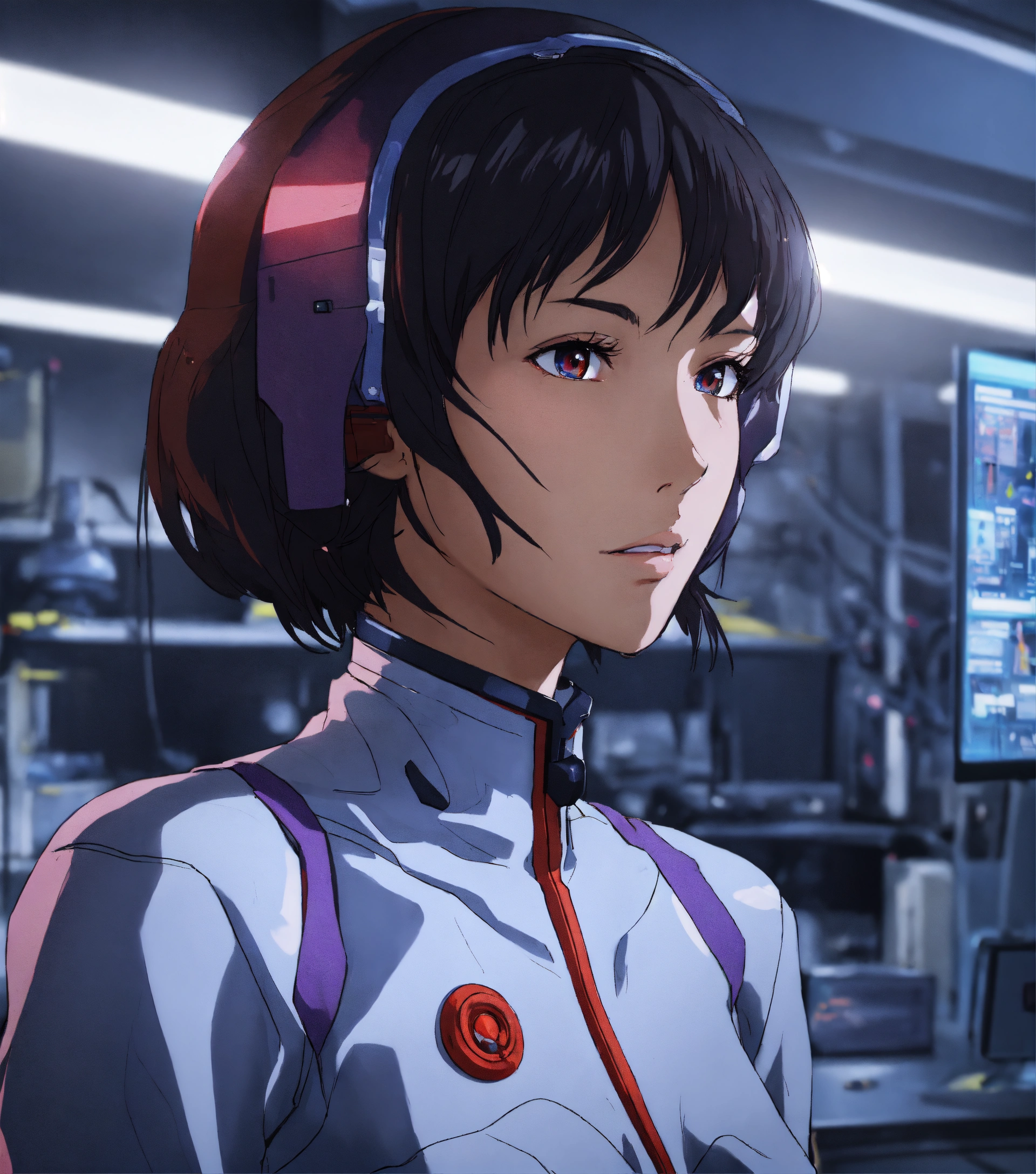 Lexica - Portrait of rei ayanami from neon genesis evangelion, inside ...