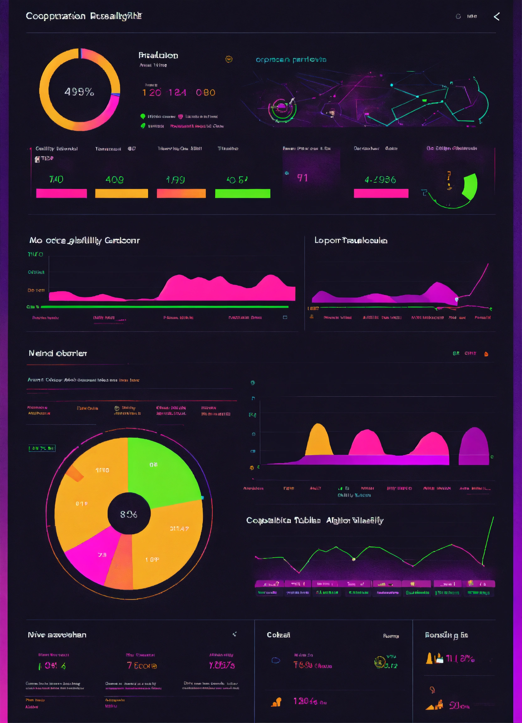 Lexica - Cooperation agility dashboard neon vibe