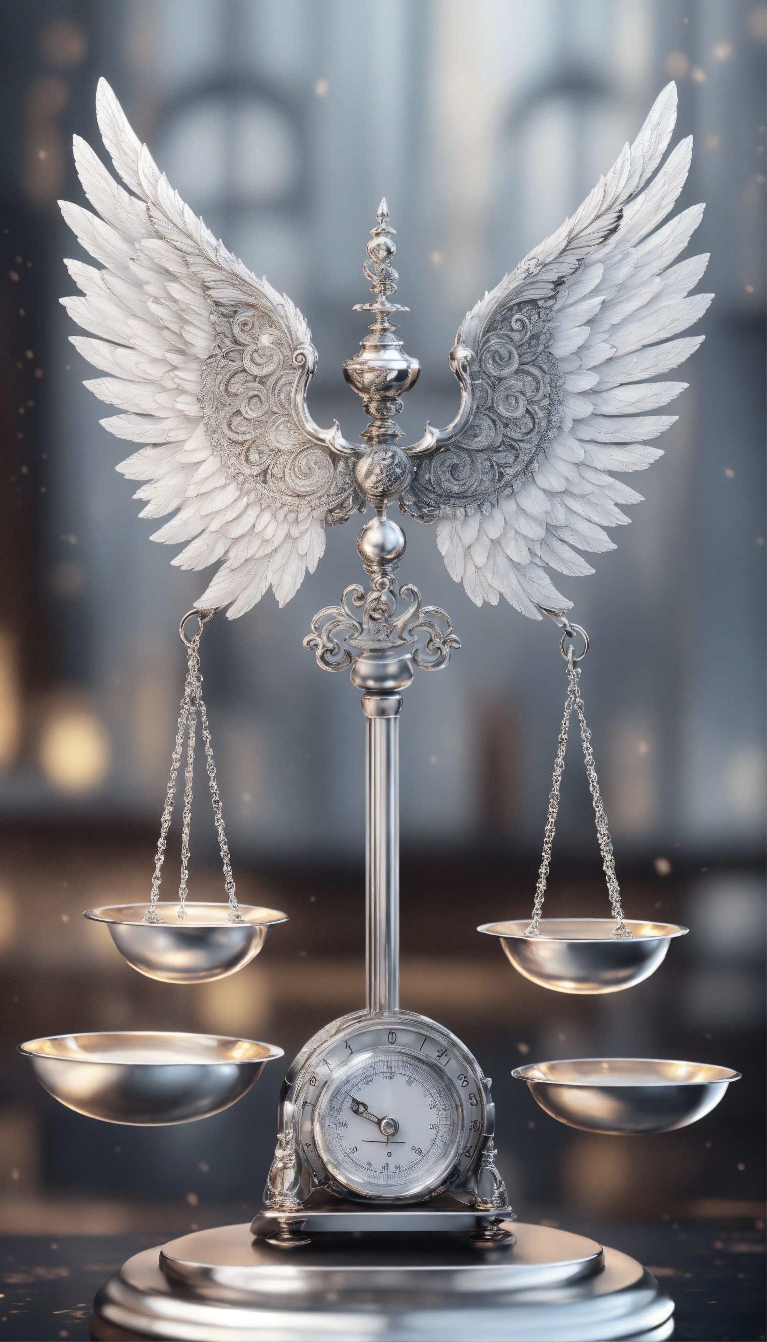 Lexica - Beautiful and perfect silver balance scale, detailed, digital ...