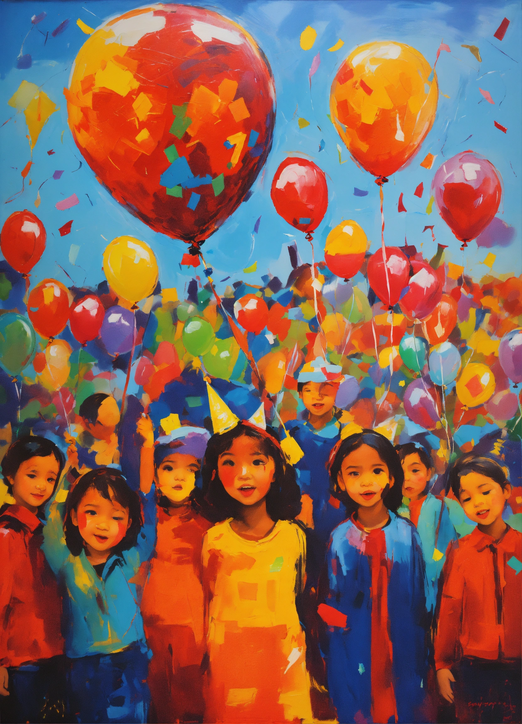 Lexica - Let's Celebrate a Neo-Expressionist Birthday A Burst of ...