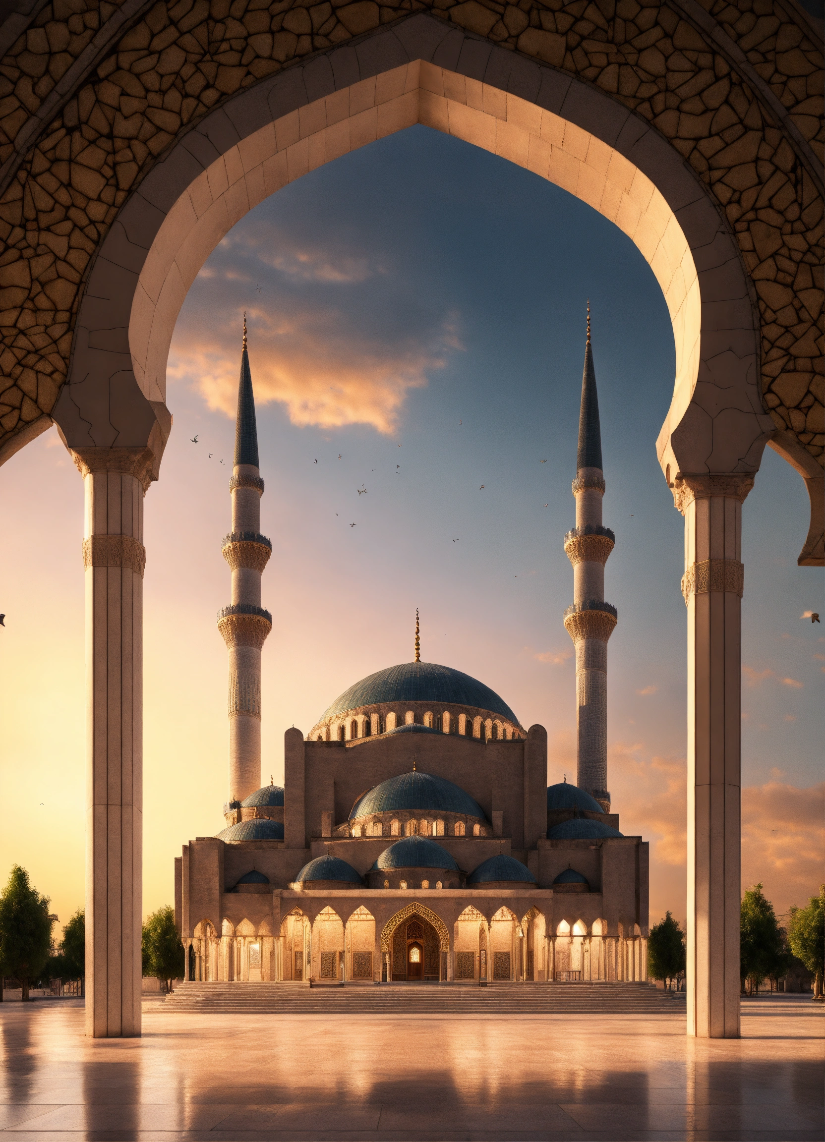 Lexica - Adana central mosque in modern ultra realistic 8k resolution