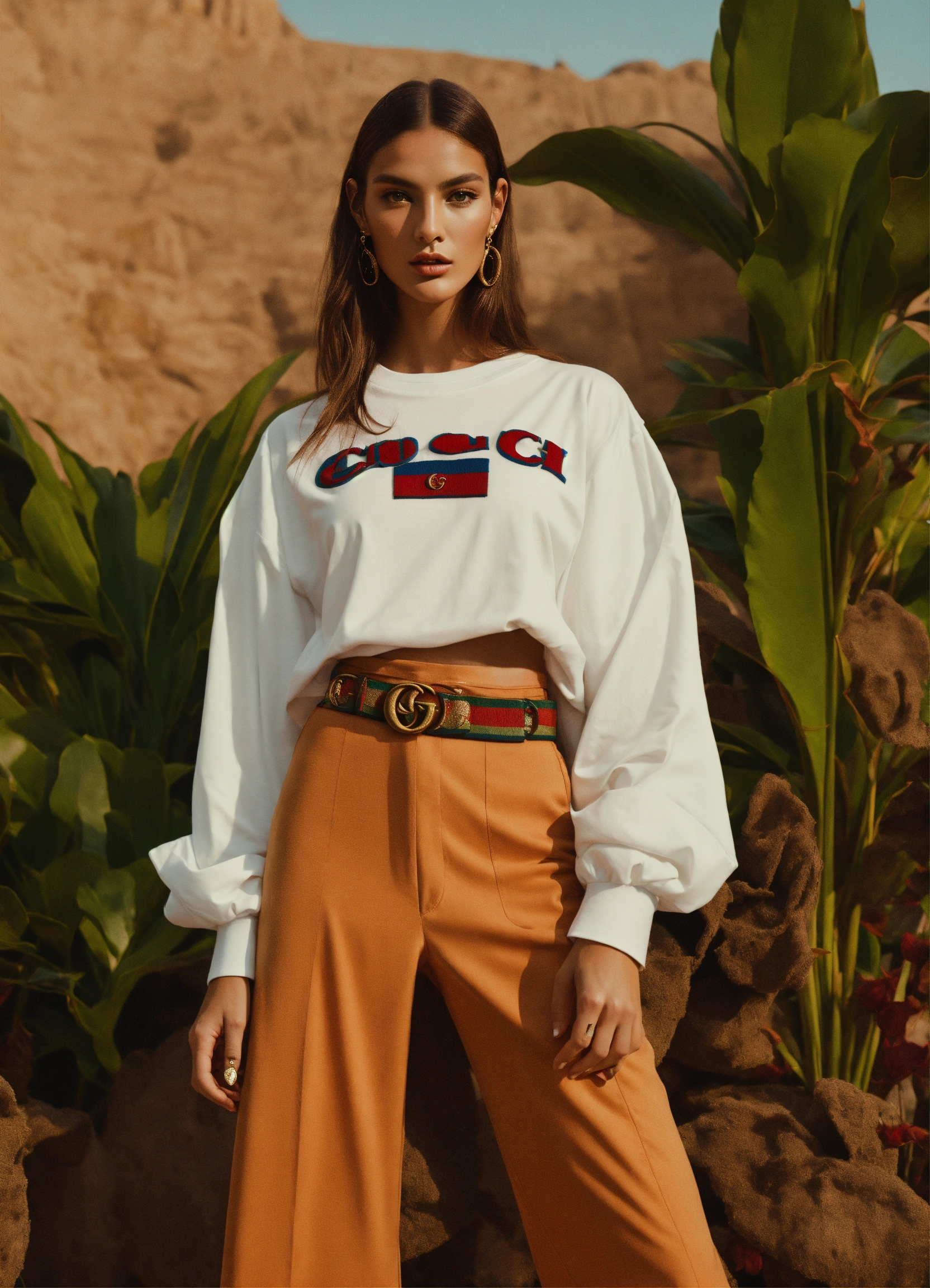 Lexica - Create a visually stunning Gucci Inspired photoshoot featuring ...