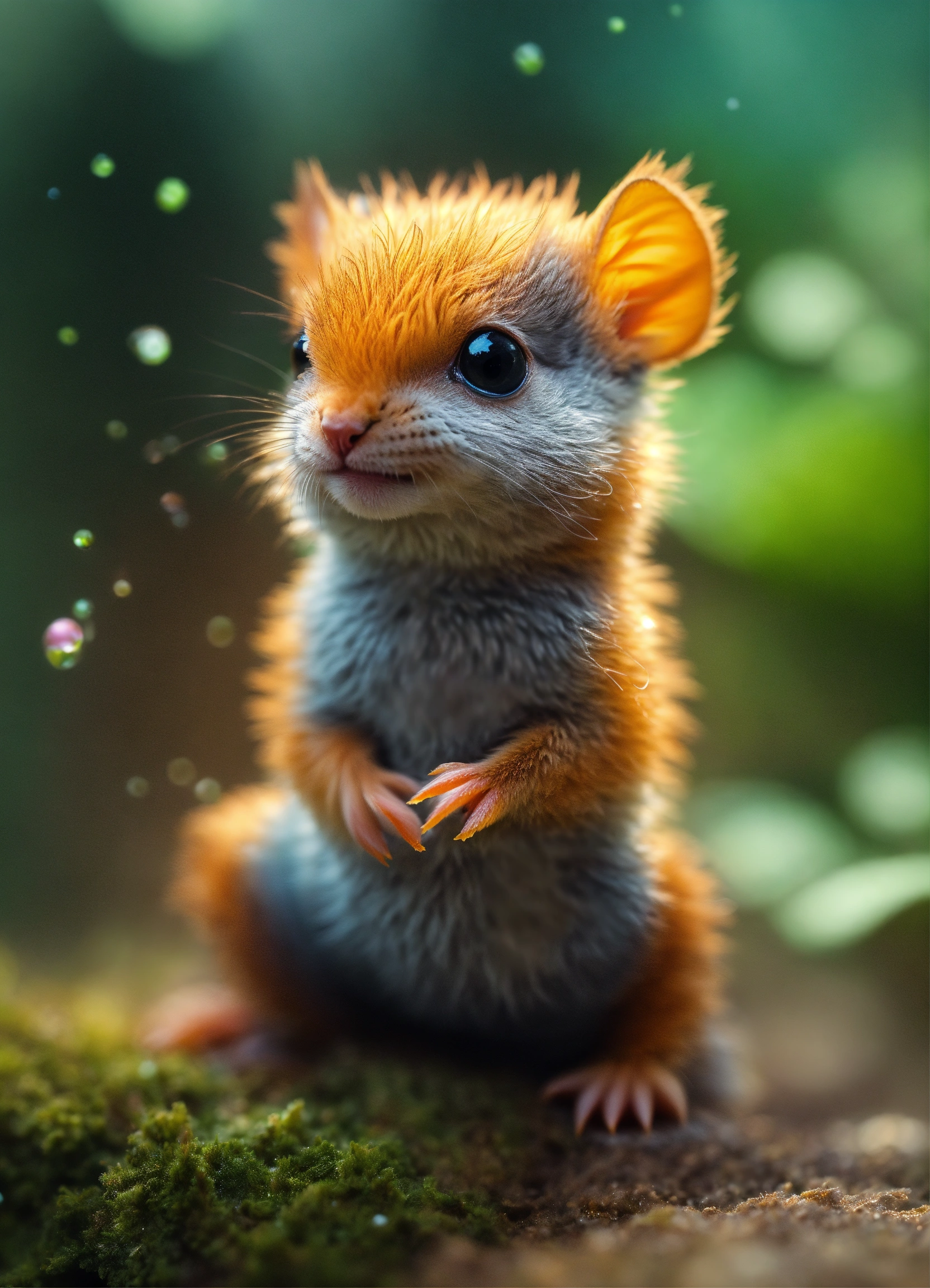 Lexica - Ultra beautiful little baby creature in a mystical world ...