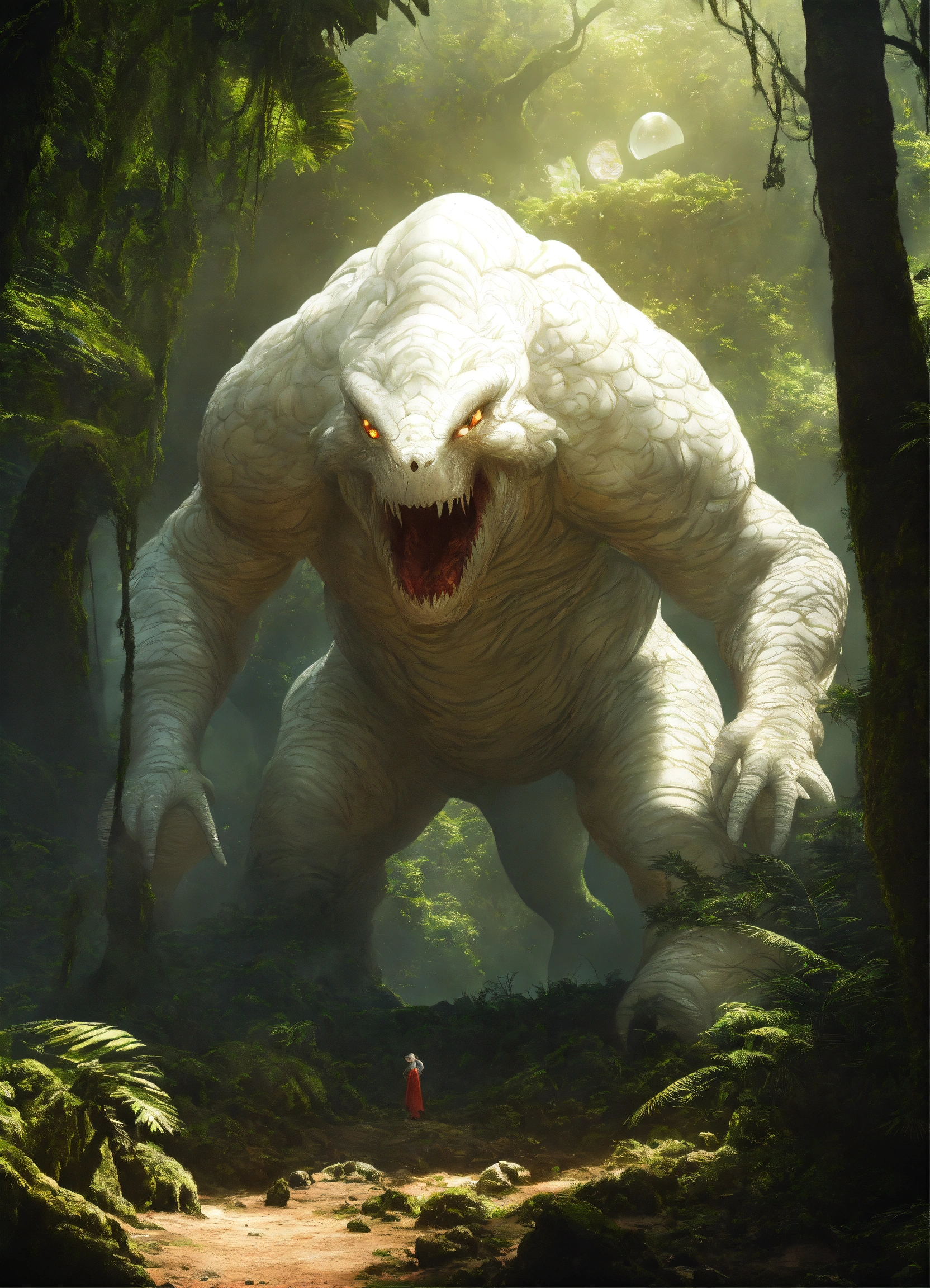 Lexica - A giant albino monster with only one cyclopean eye and the big ...