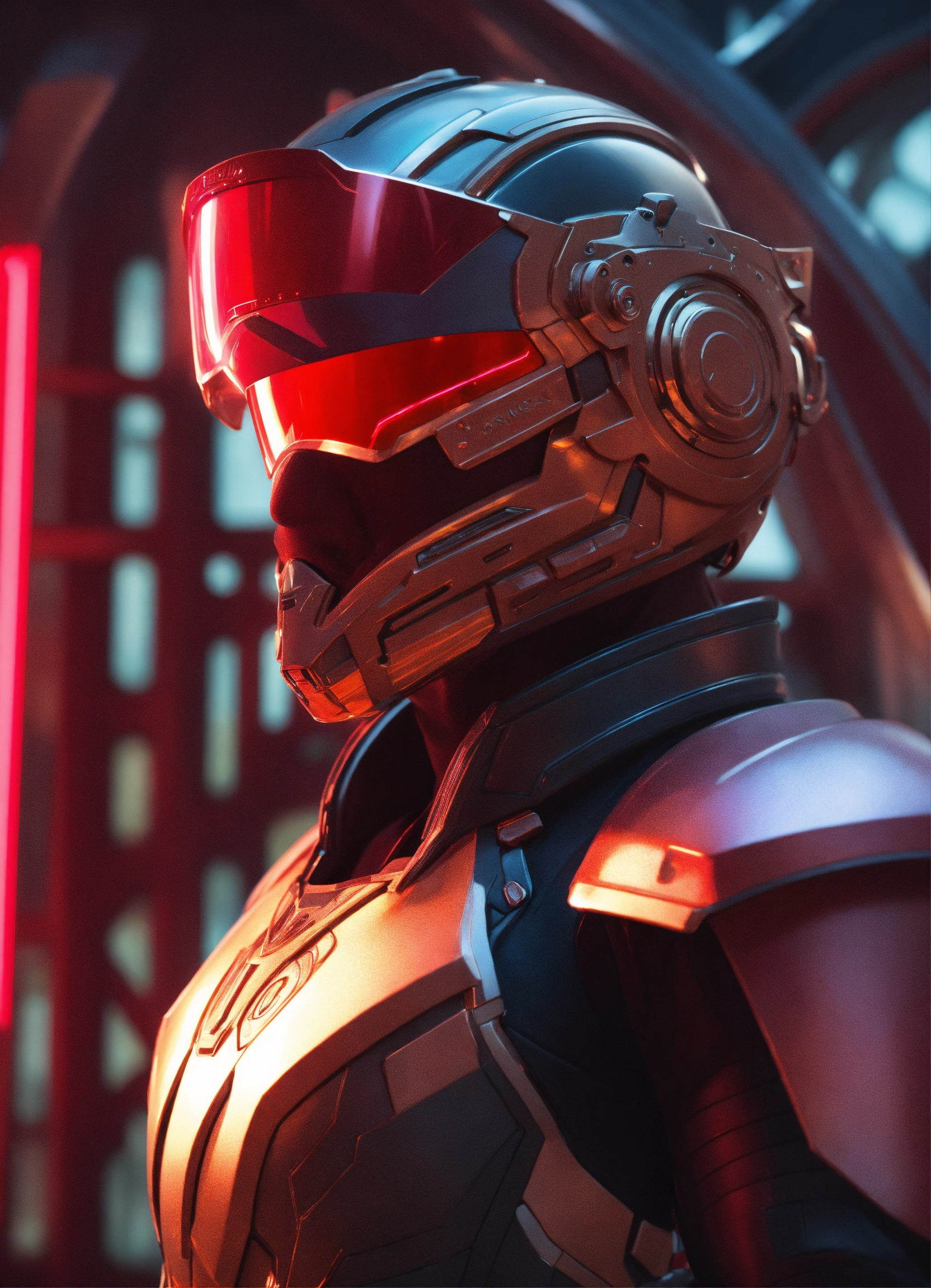 Lexica - Jesse Plemons as cylops with ruby red quartz visor from the ...