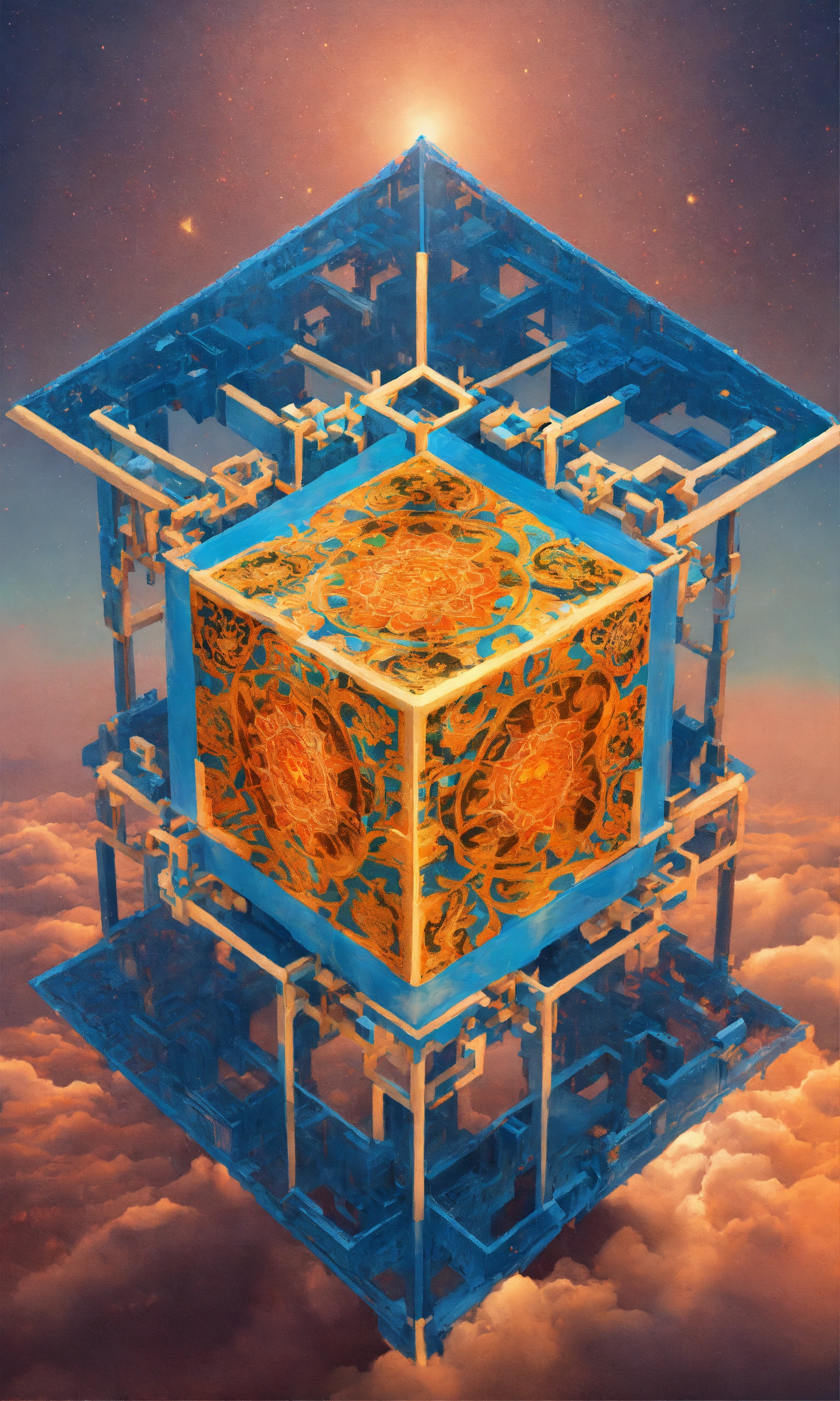 Lexica - Taoist monk octopus tesseract body fractal three point ...