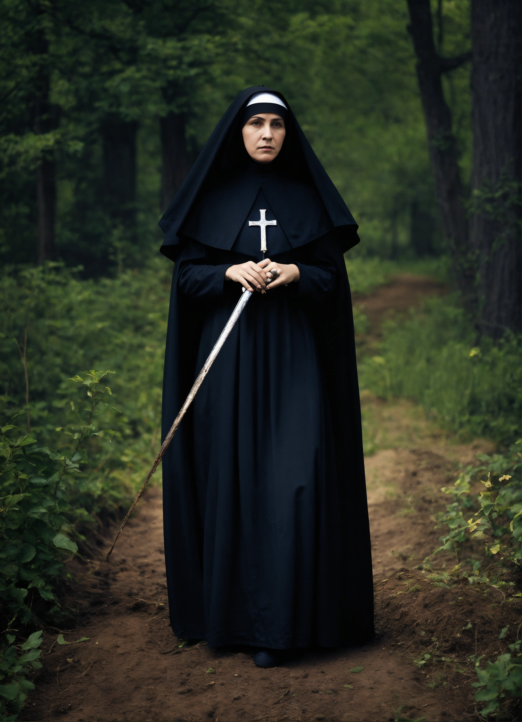 Lexica - Dark nun, historical picture