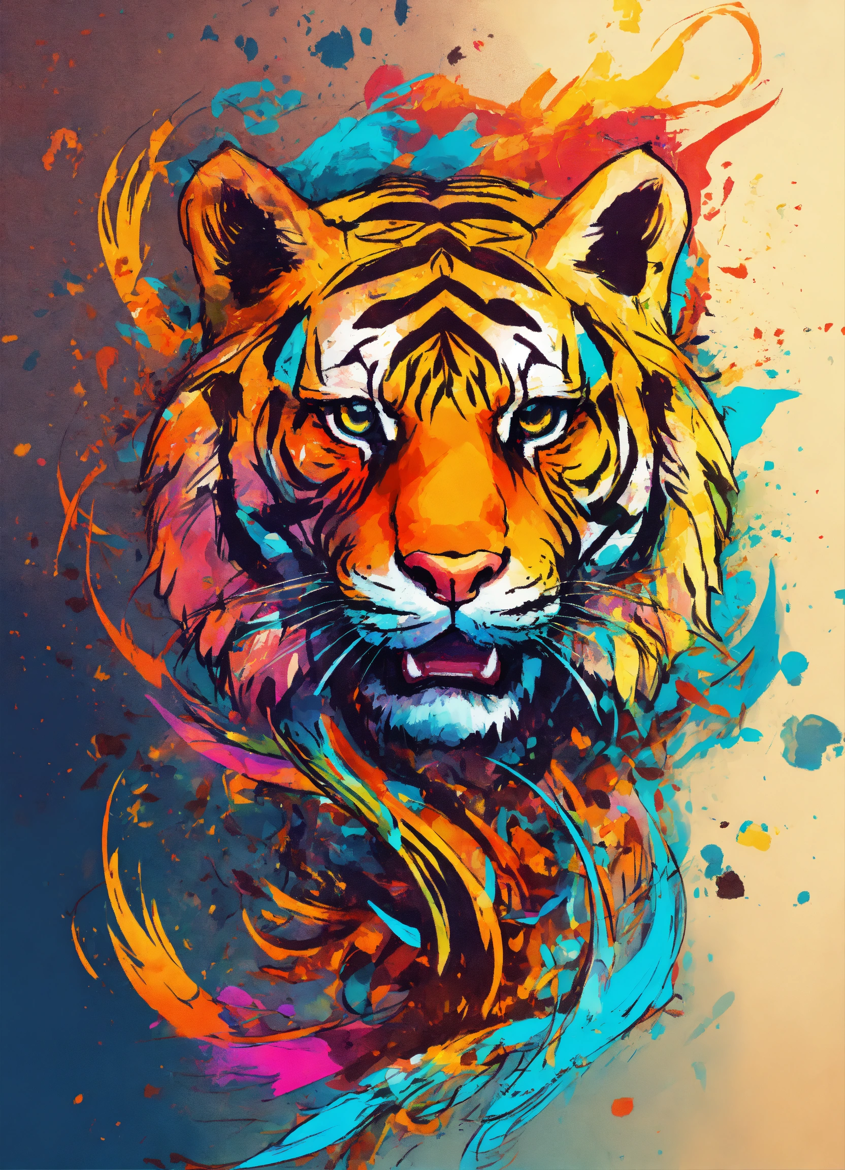 Lexica - Sketch tattoo drawing drawing style stylization bright colors ...