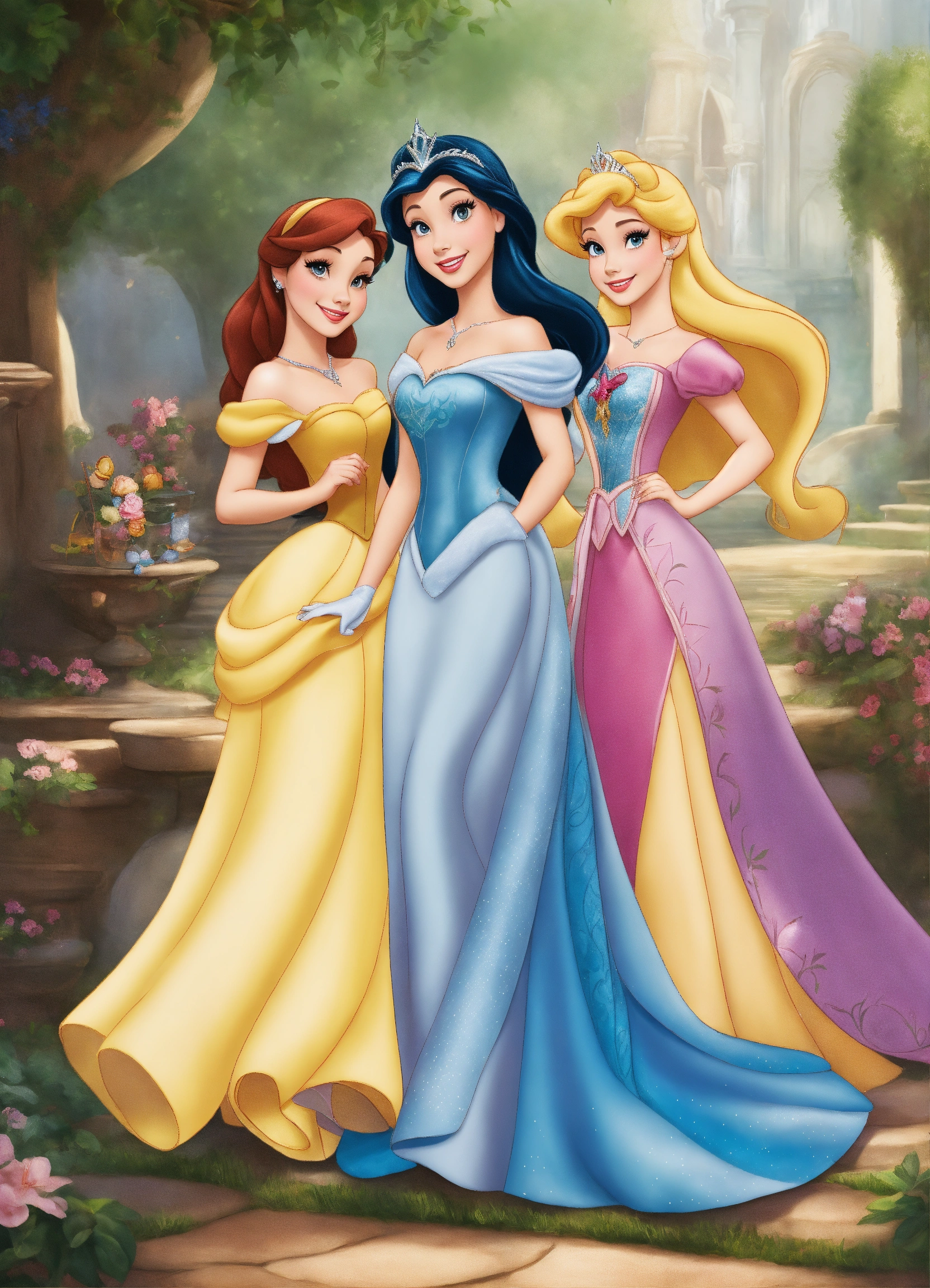 Lexica - Disney princesses girl