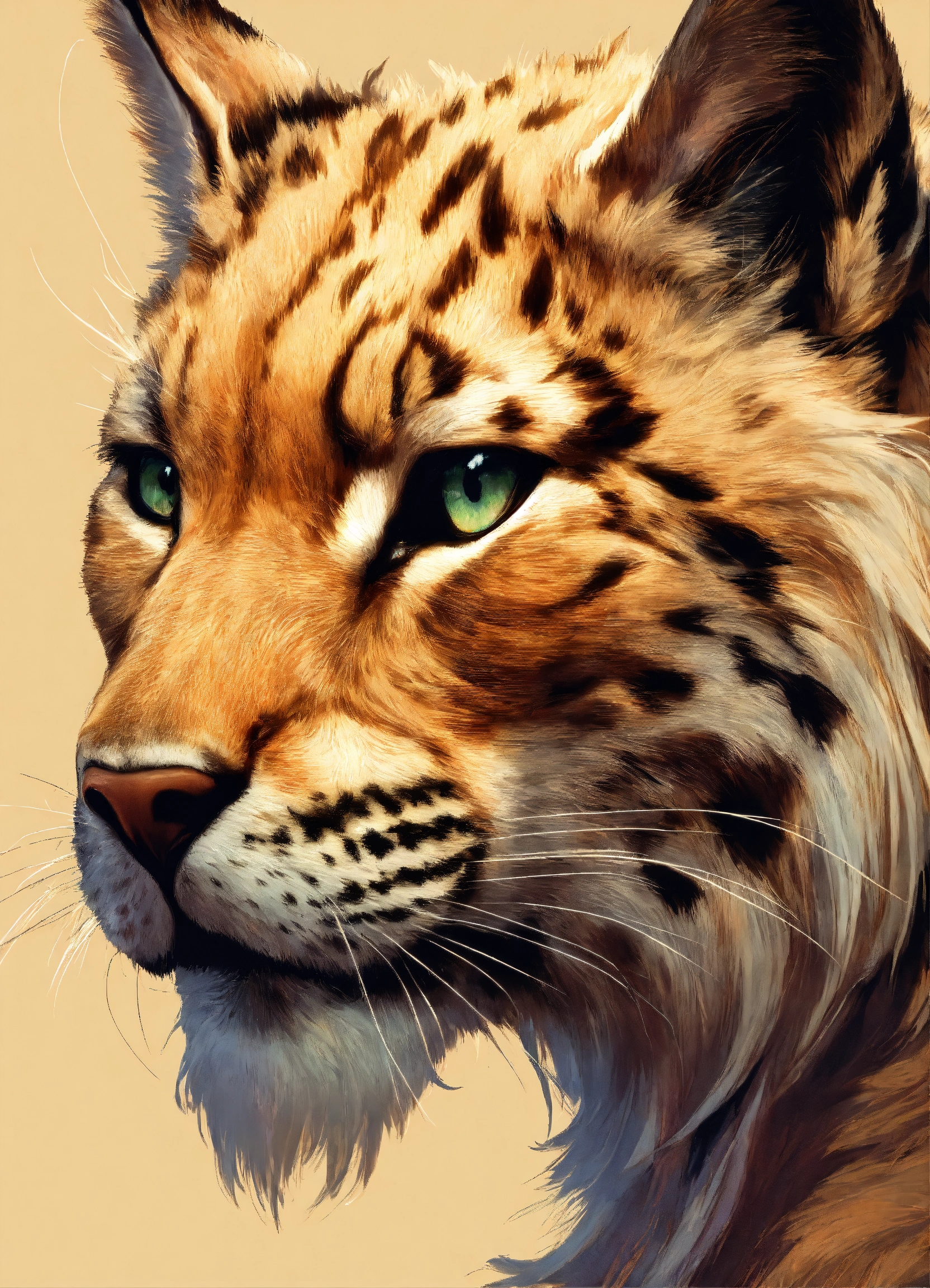 Lexica - The elven beast is a predator, with the head of a lynx ...