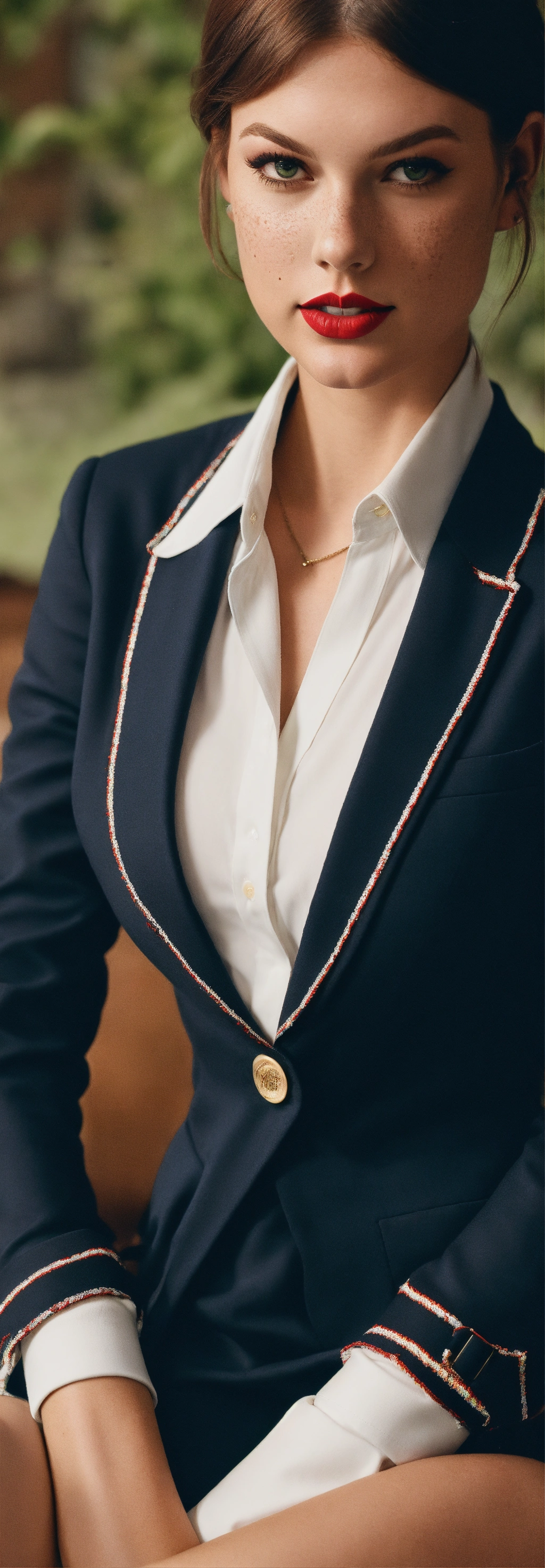 Lexica - A Taylor Swift photographic portrait of a woman with neck ...