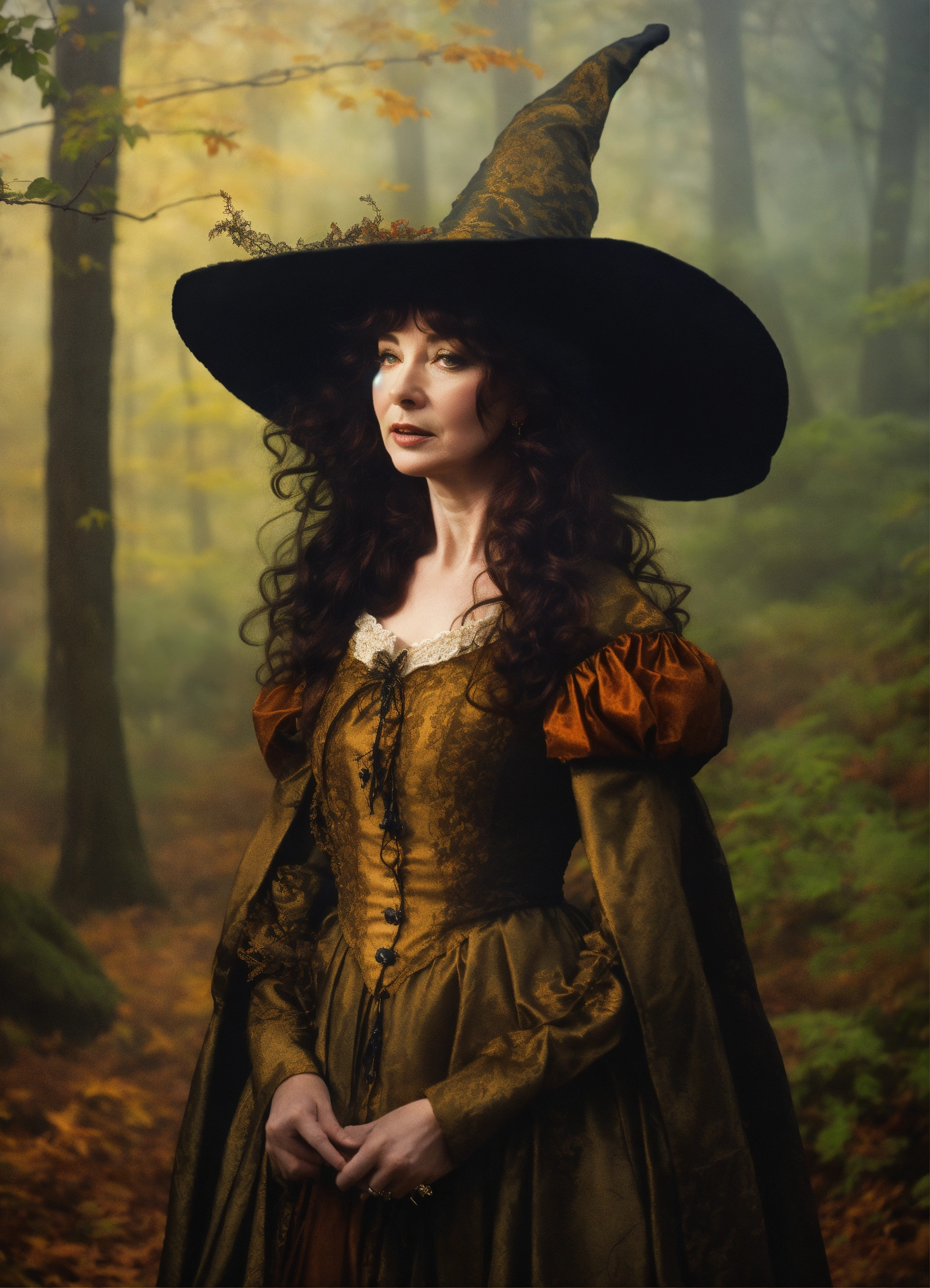 Lexica - Kate Bush as a 17th century witch in New England foggy forest ...