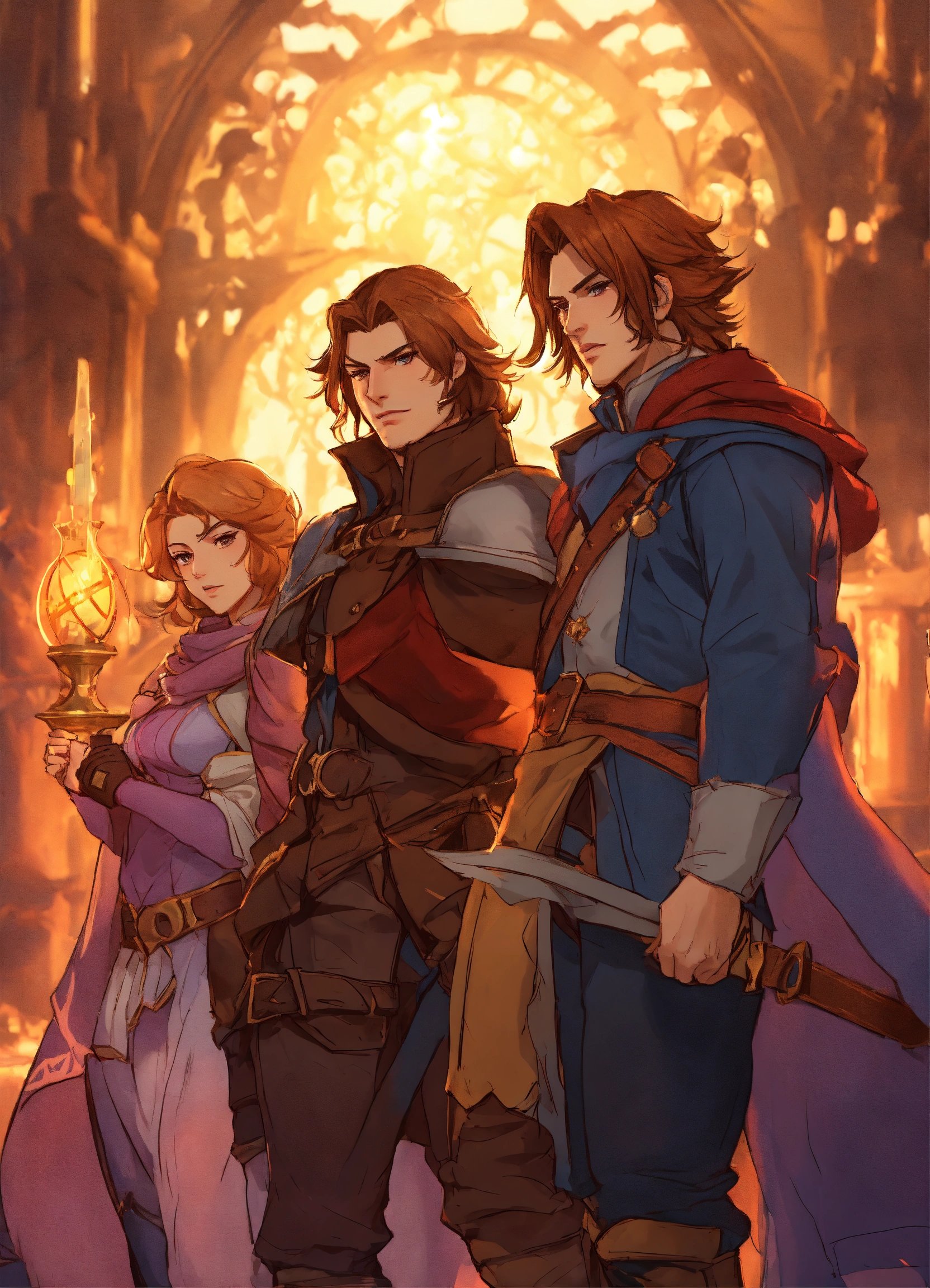 Lexica - A thropple of Alacard, Trevor Belmont and Sypha Belnades
