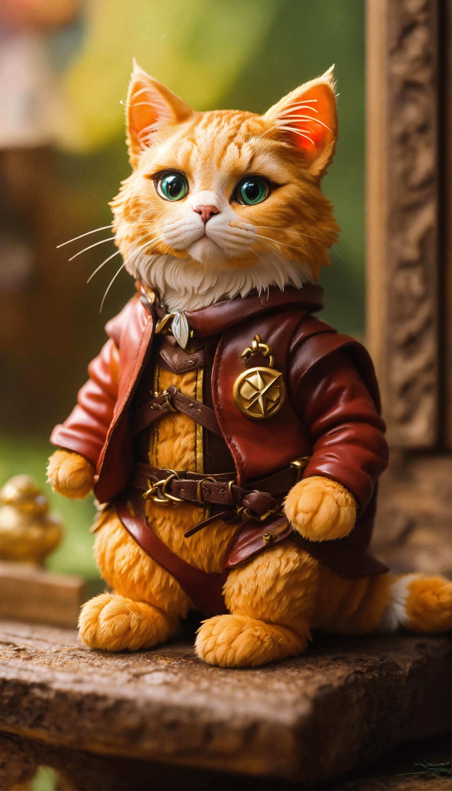Lexica - The flash themed Cute cat, cat adventurer figure, product shot ...