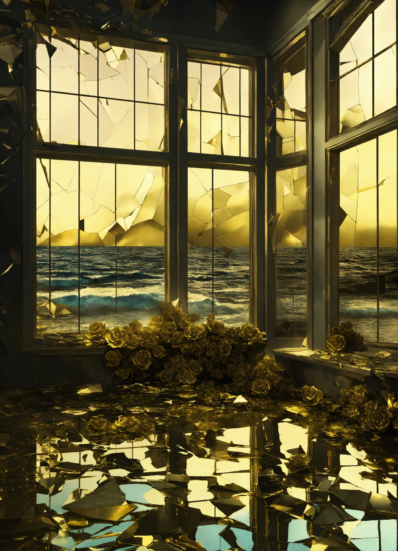 Lexica - Digital surrealism shattered dreamscape, fragments of ...