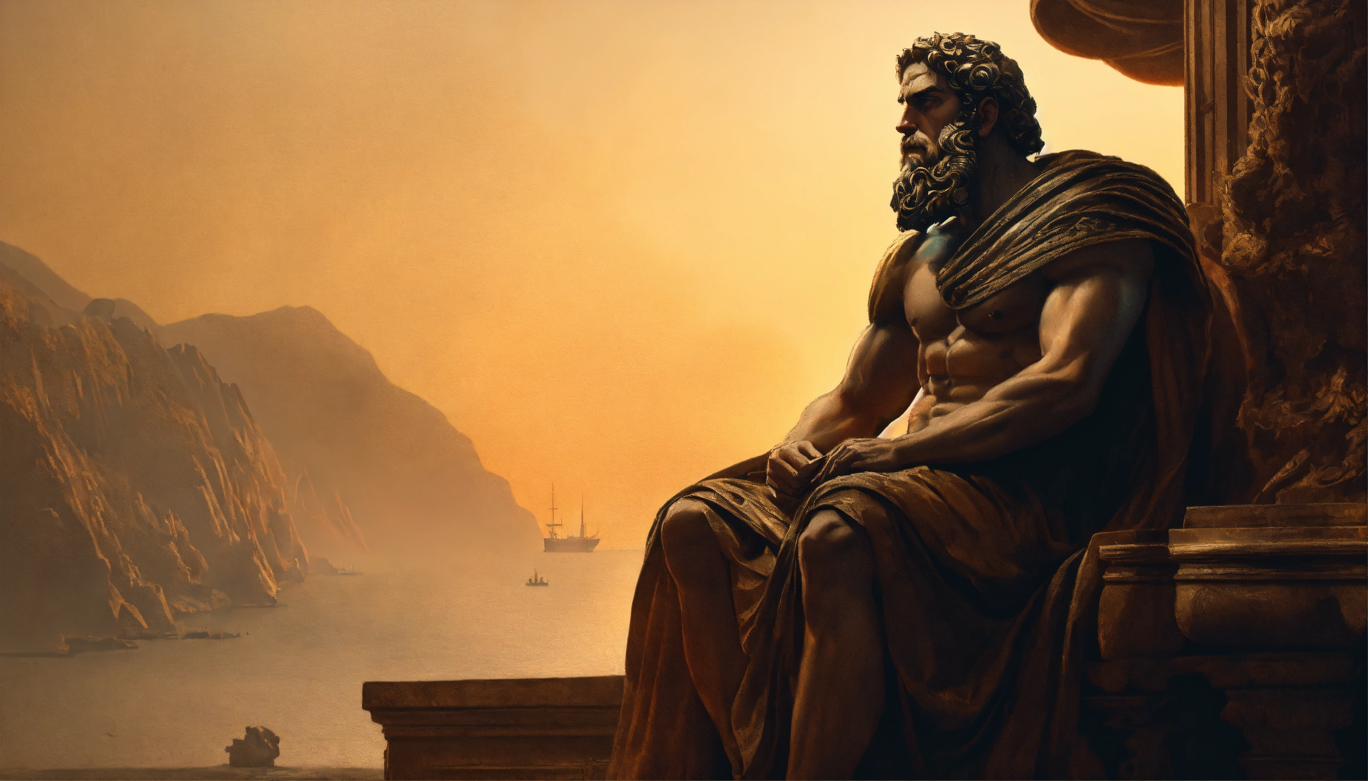 Lexica - Greek epiptetus, stoic, with a muscular profile, like Hercules ...