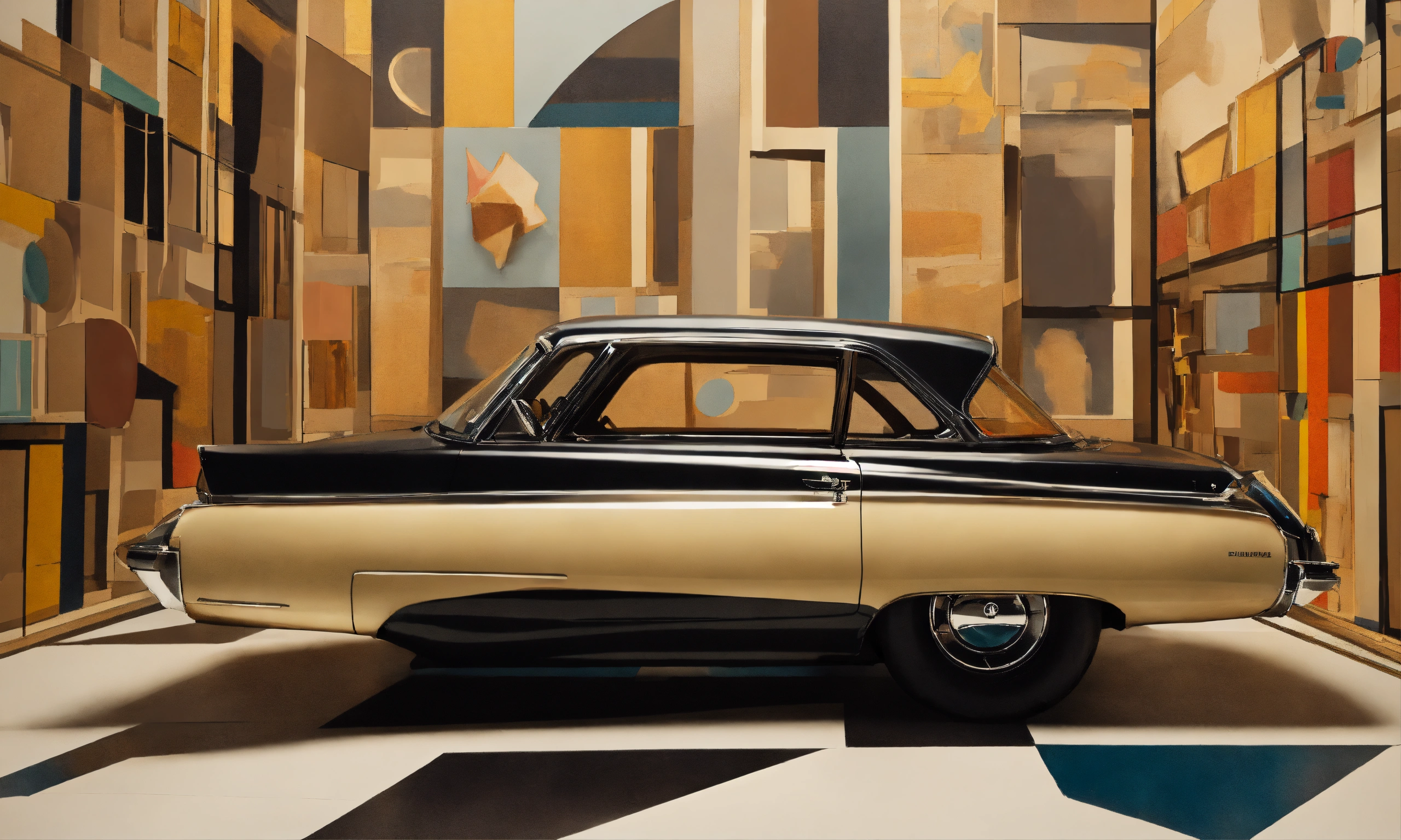 Lexica - Minimal painting, perspective shift structures, Stellated ...