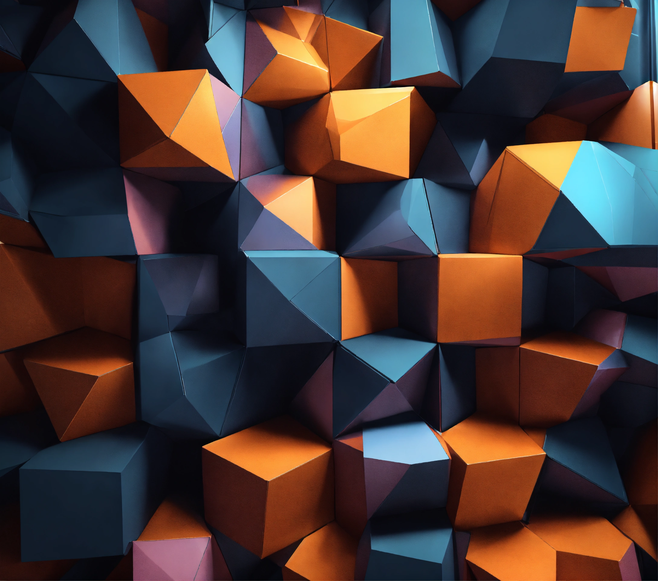 Lexica - Dark corporate wallpaper, abstract, geometric, angular, 3d ...