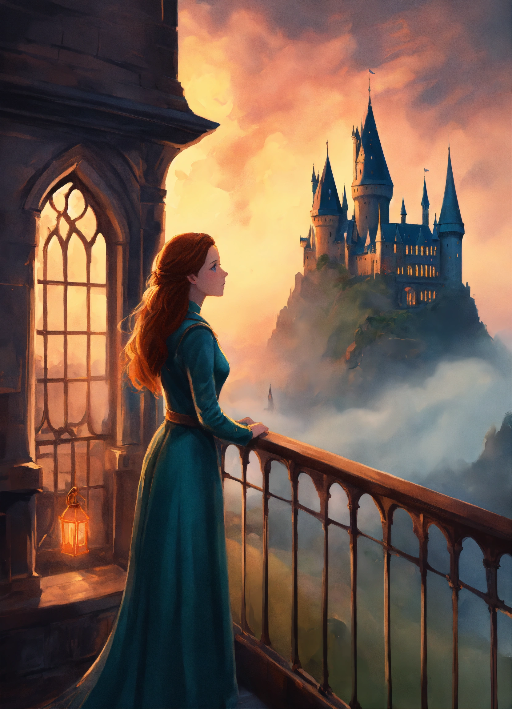 Lexica - Create a beautiful cover Illustrated paint cover inspired by ...