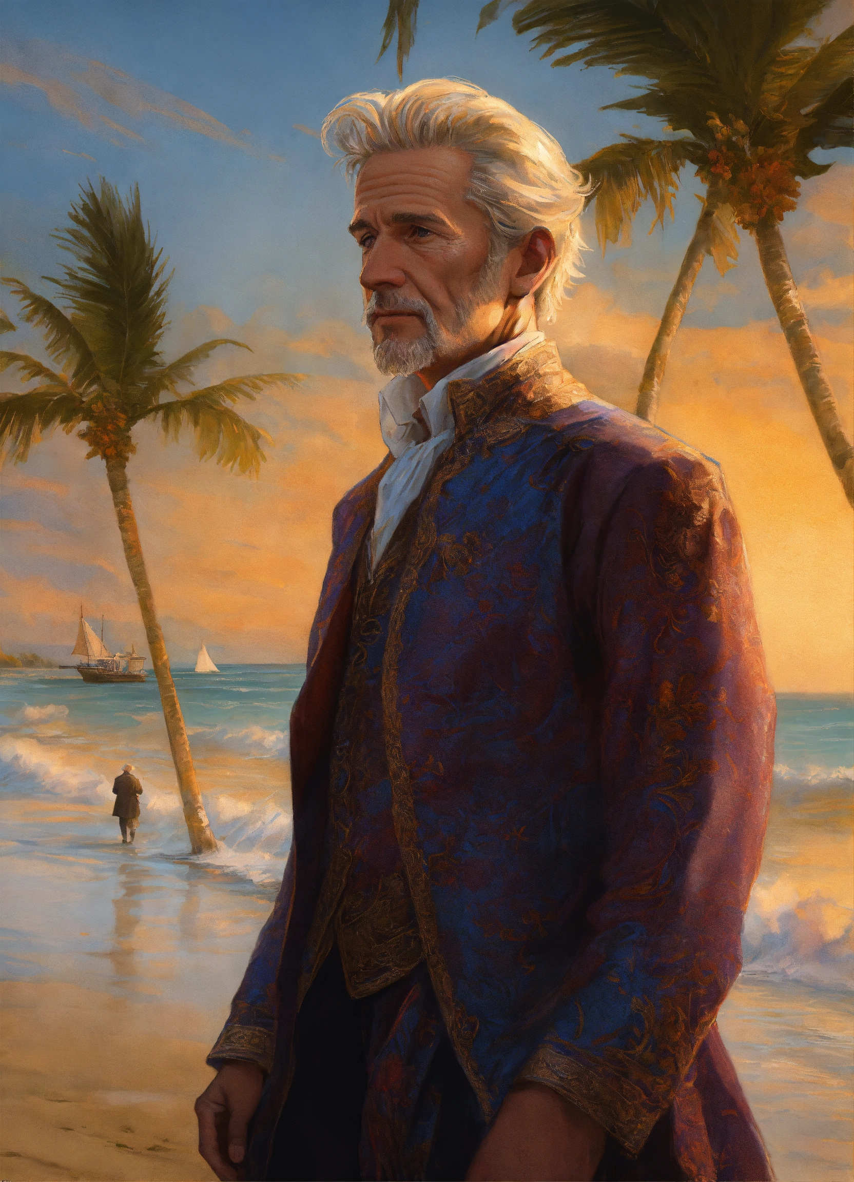 Lexica - Close up, Matthew modine as an Old man erudite walking along ...