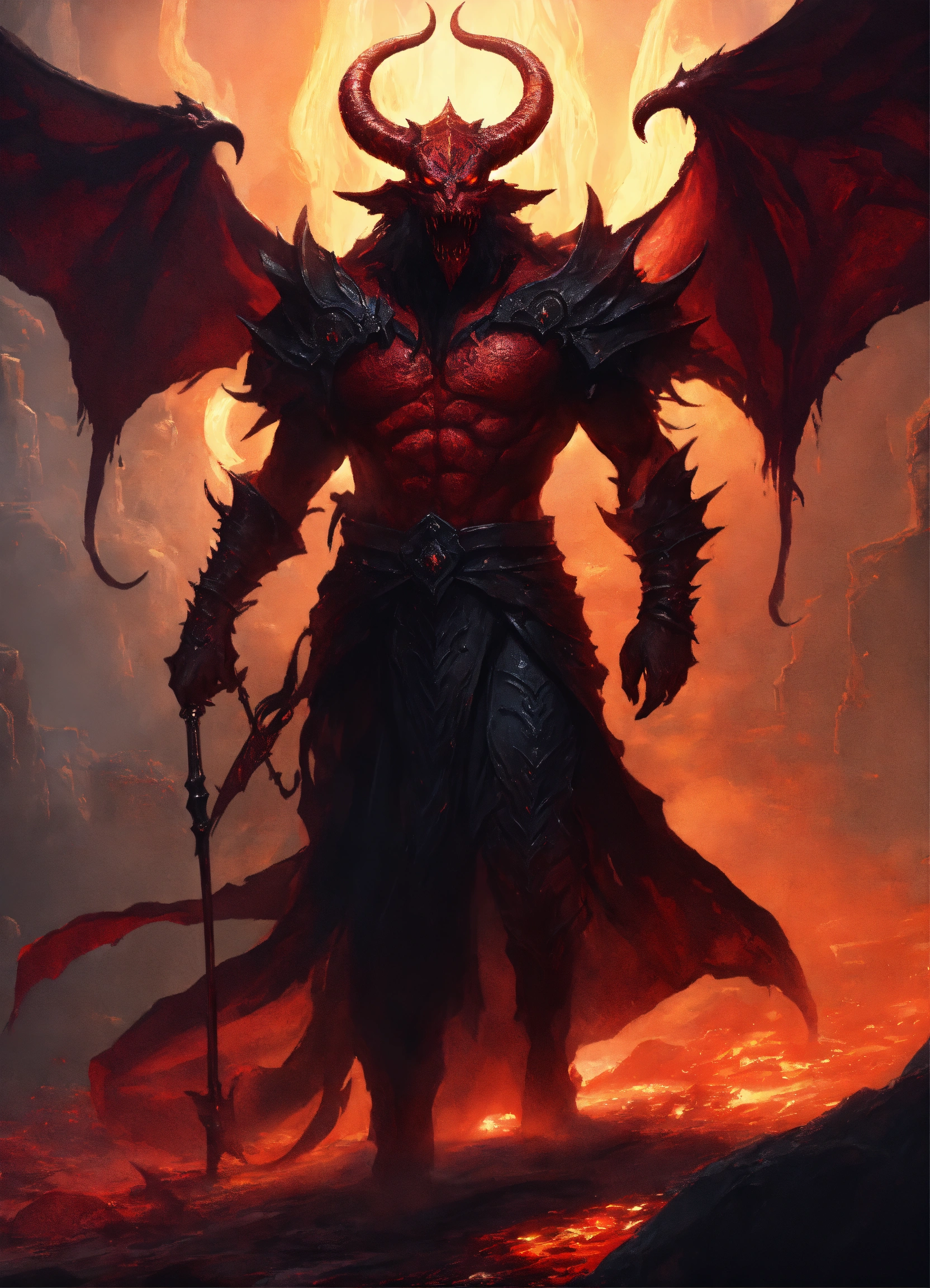 Lexica - D&D, fantasy, cinematic. Demon of the Abyss