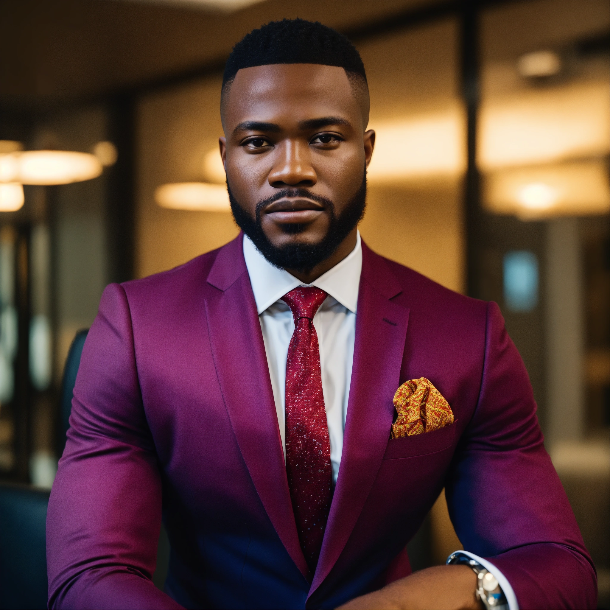 Lexica - Clean cut Igbo Nigerian handsome man at his corporate office ...