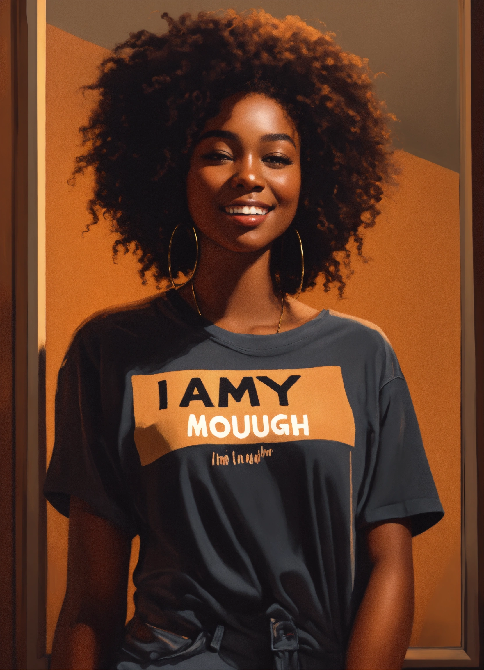 Lexica - A realistic acrylic painting, 5d, flat vector faceless ...