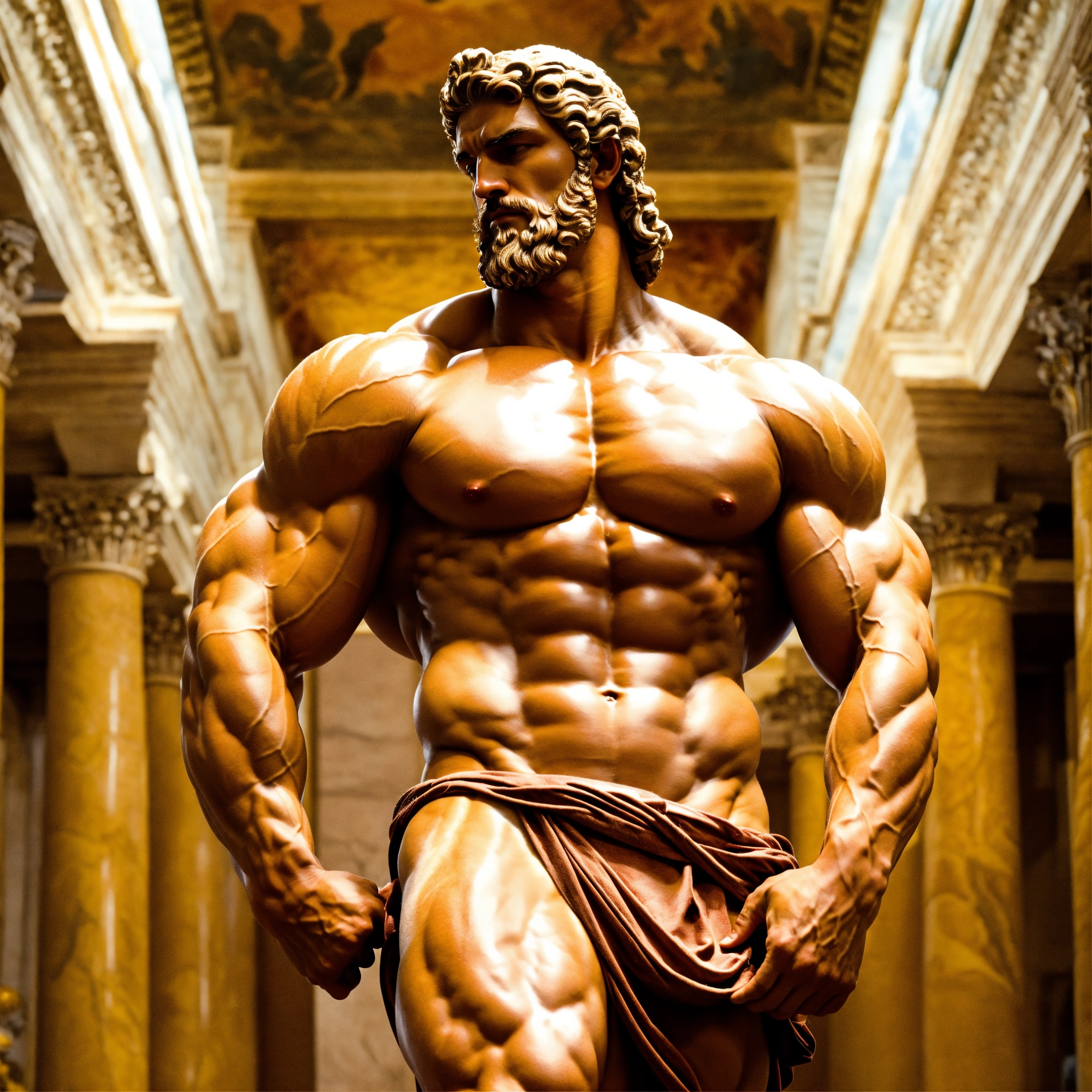 Lexica - Marble status muscular greek god