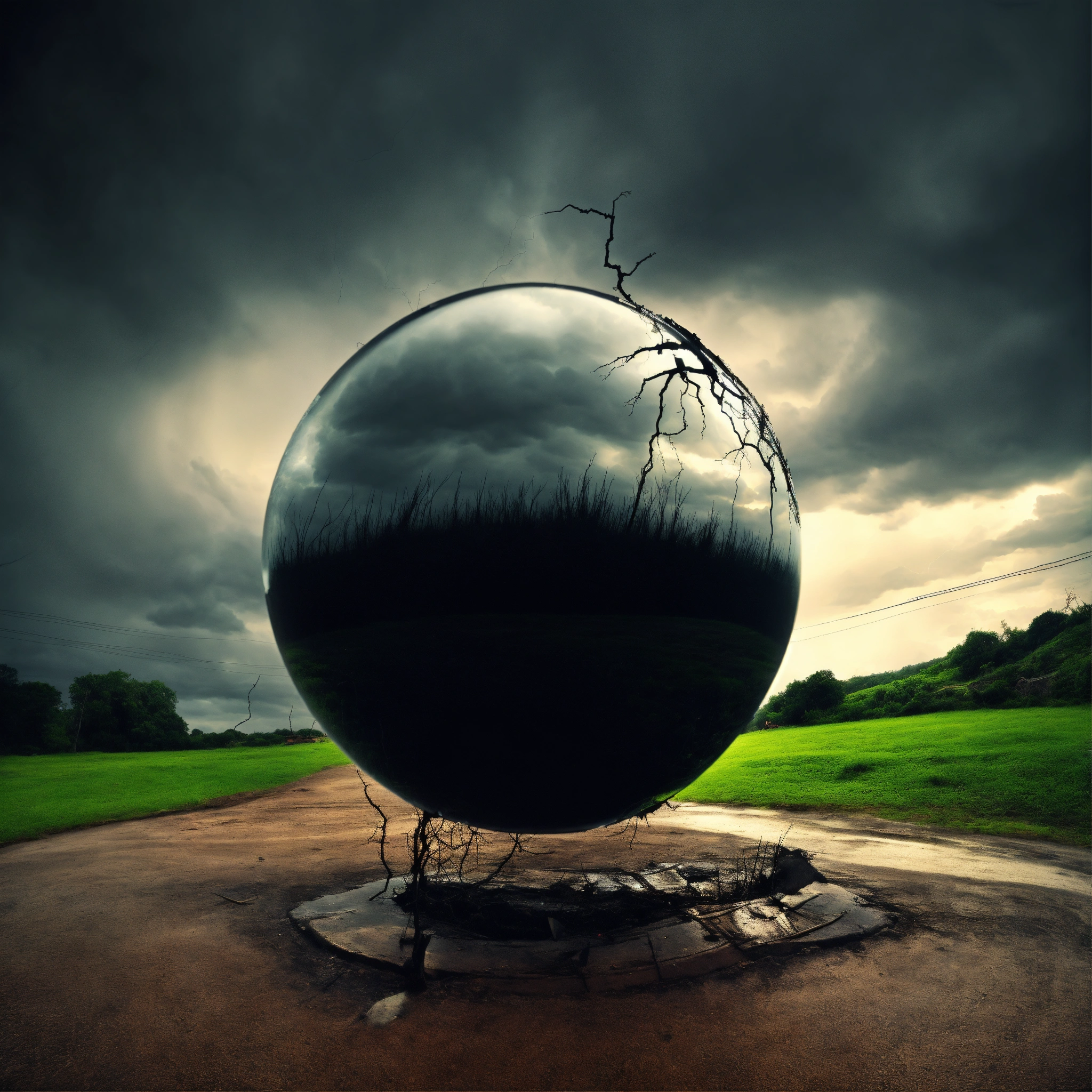 Lexica - Photo fish eye 3d Digital art Black strange object odd shape ...