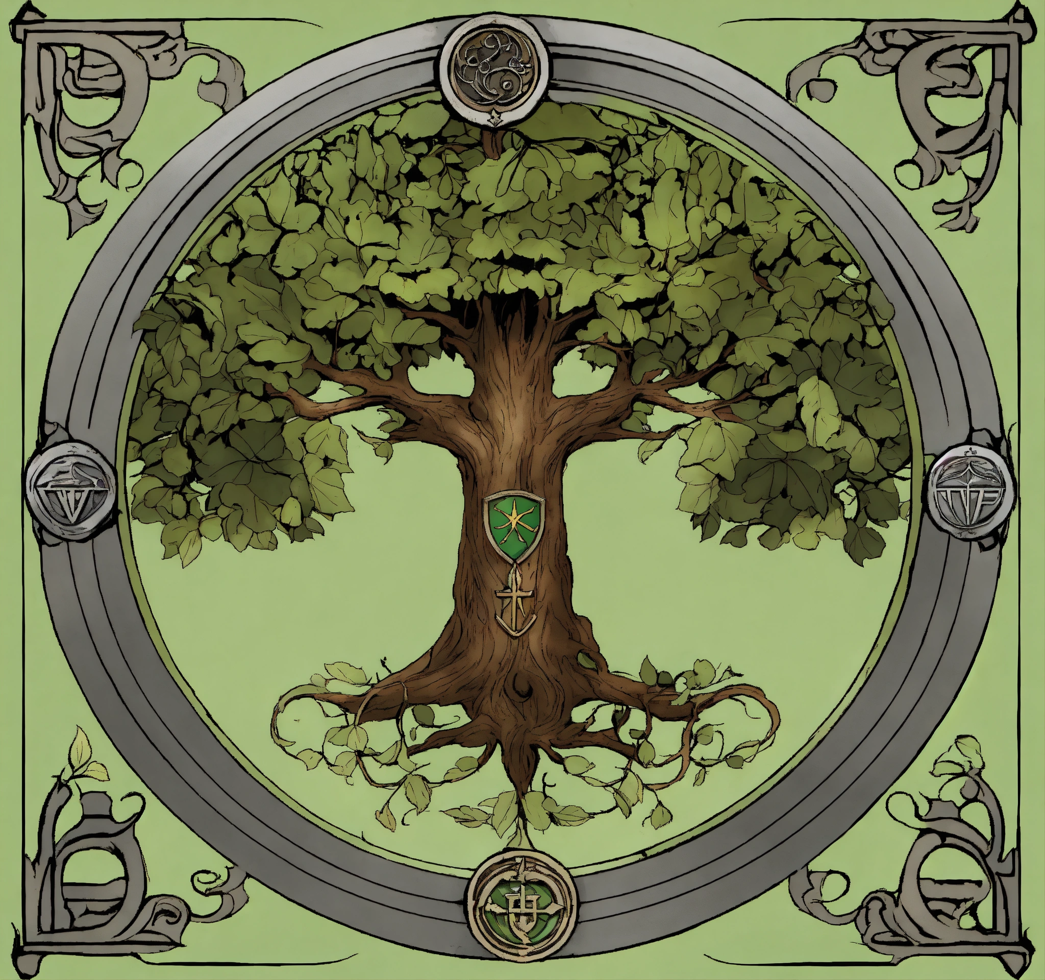 Lexica - Fantasy setting, heraldry for a woodland elvish kingdom ...