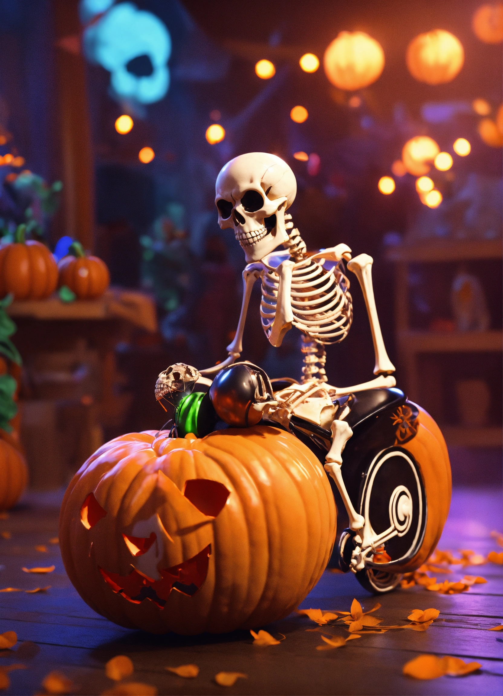 Lexica - The most funny scene of a skeleton crying in the middle of a ...