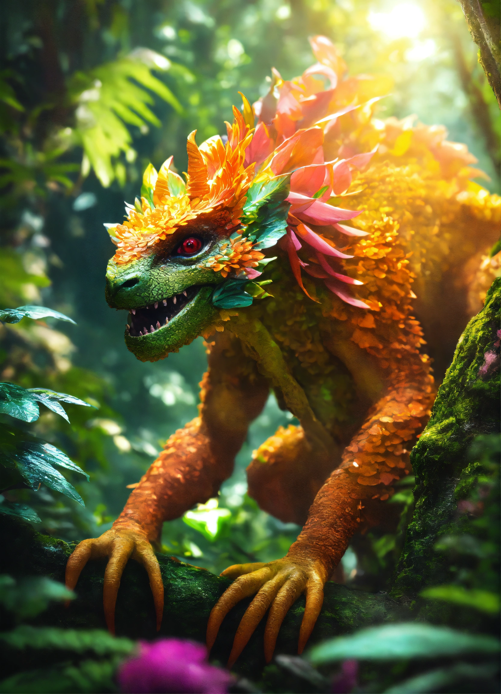 Lexica - Perfect fantasy creapy creature in a magical jungle perfect ...