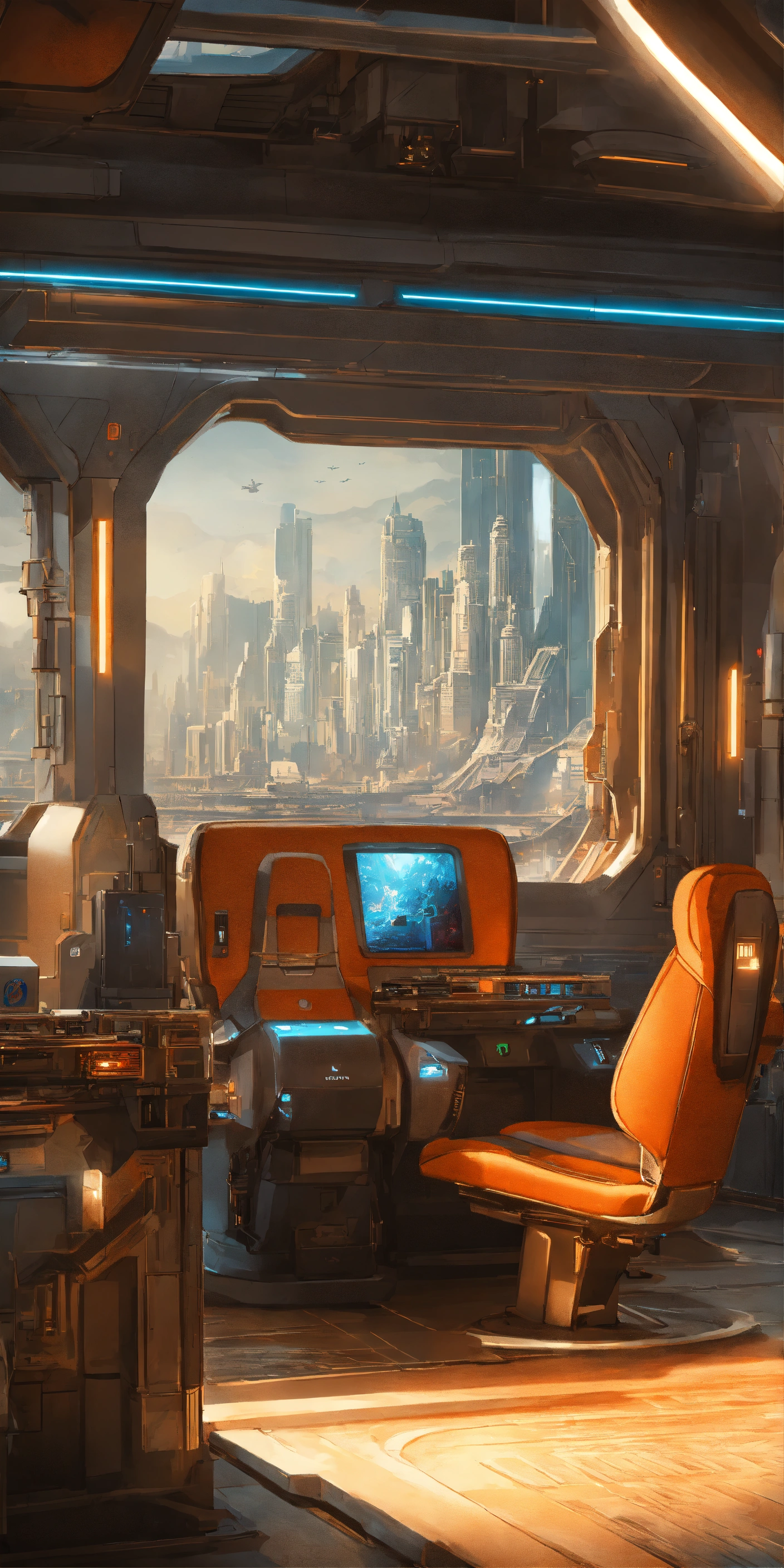 Lexica - Sci-fi effect poster background, sci-fi metropolis of the future, intricate, highly ...