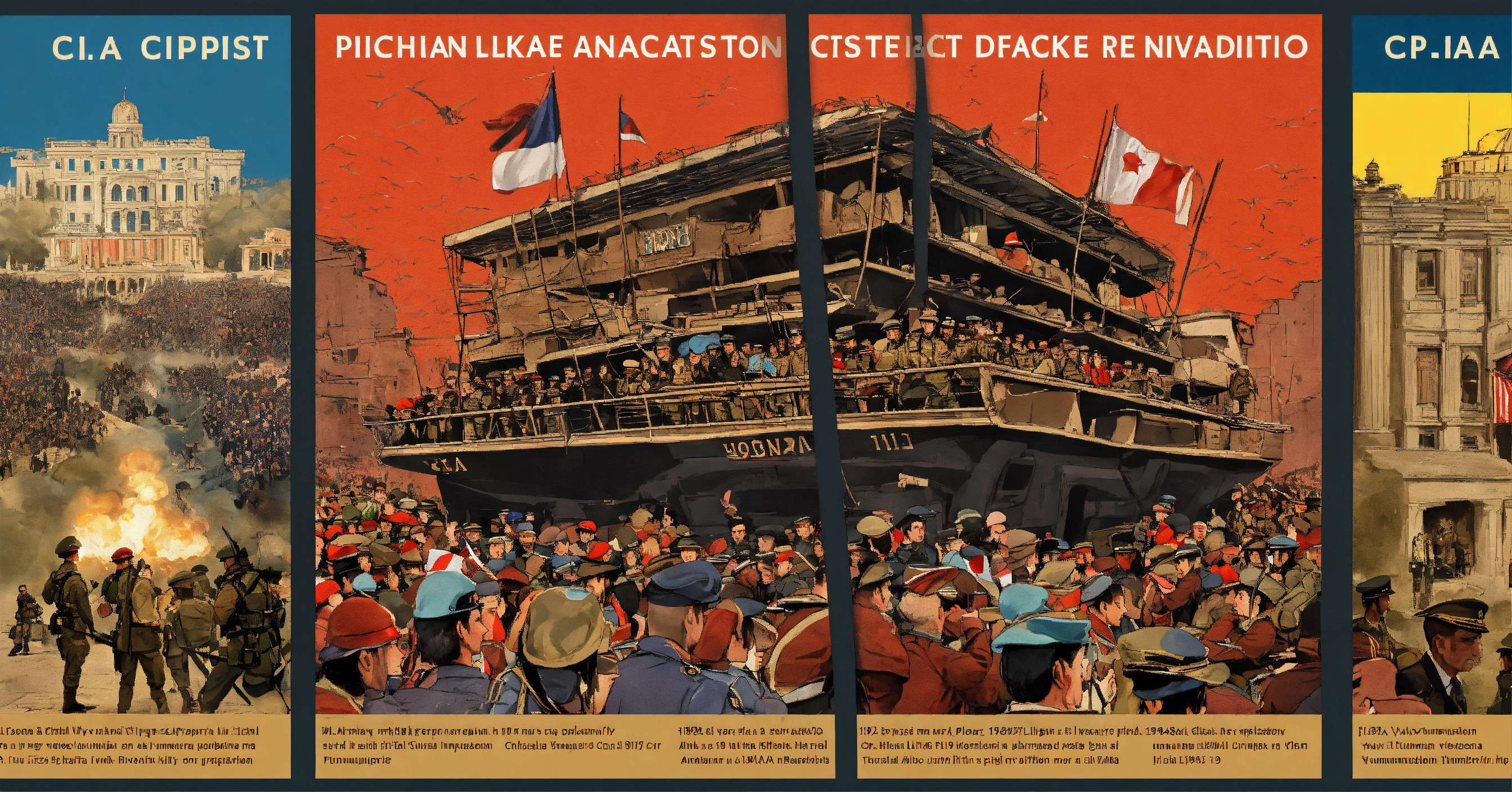 Lexica - Create an image that reflects the tumultuous history of CIA ...