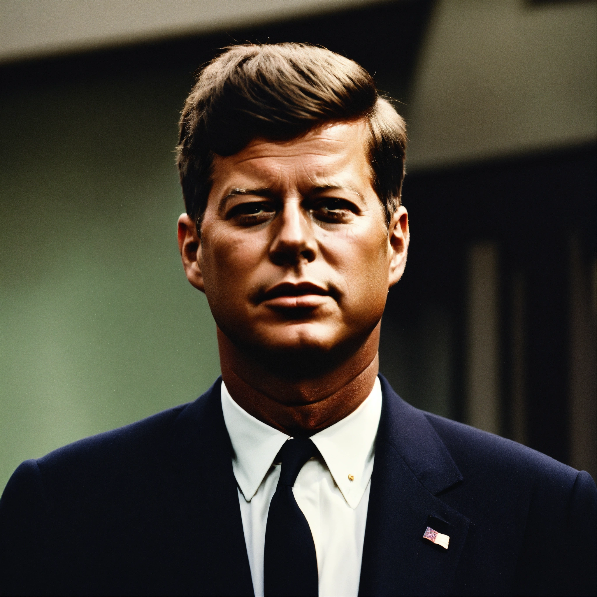 Lexica - Cara John F. Kennedy de personas mayores, al estilo de tonos ...