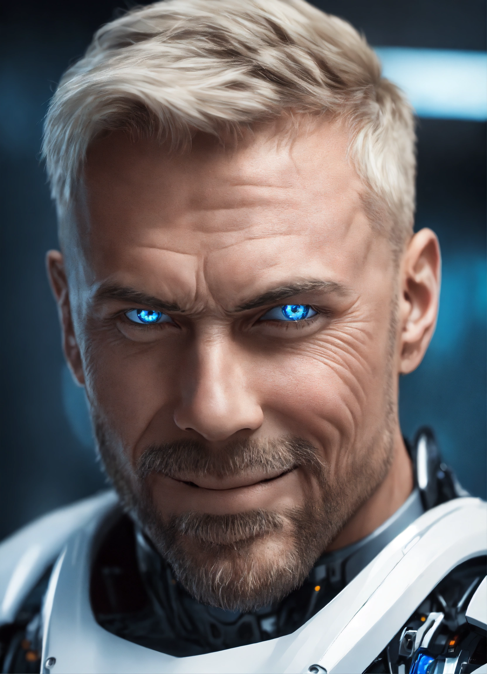 Lexica - A realistic photo of scary 45 years old scary man with deep ...