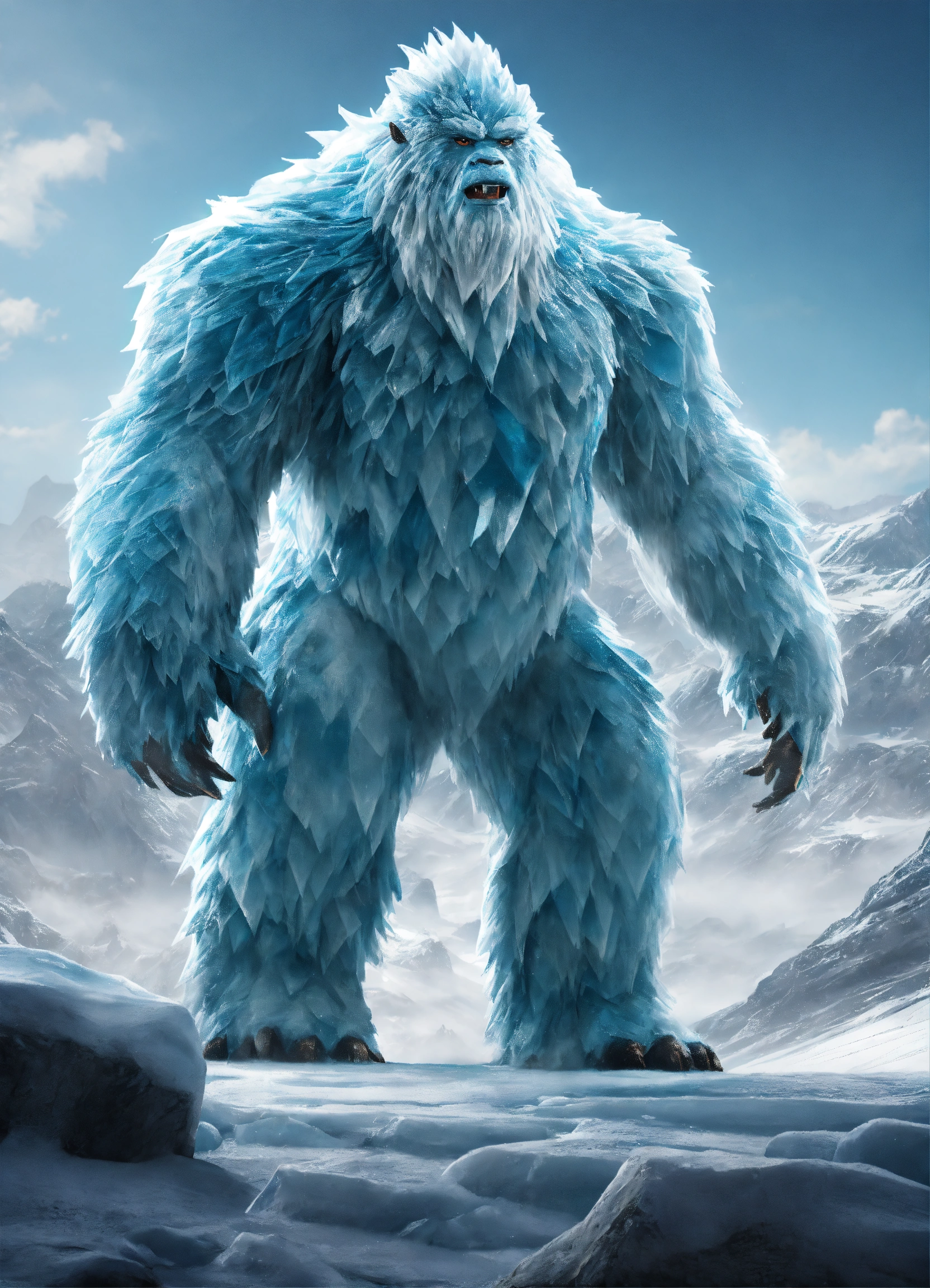 Lexica - Glacial Yeti Description The Glacial Yeti is a towering ice ...