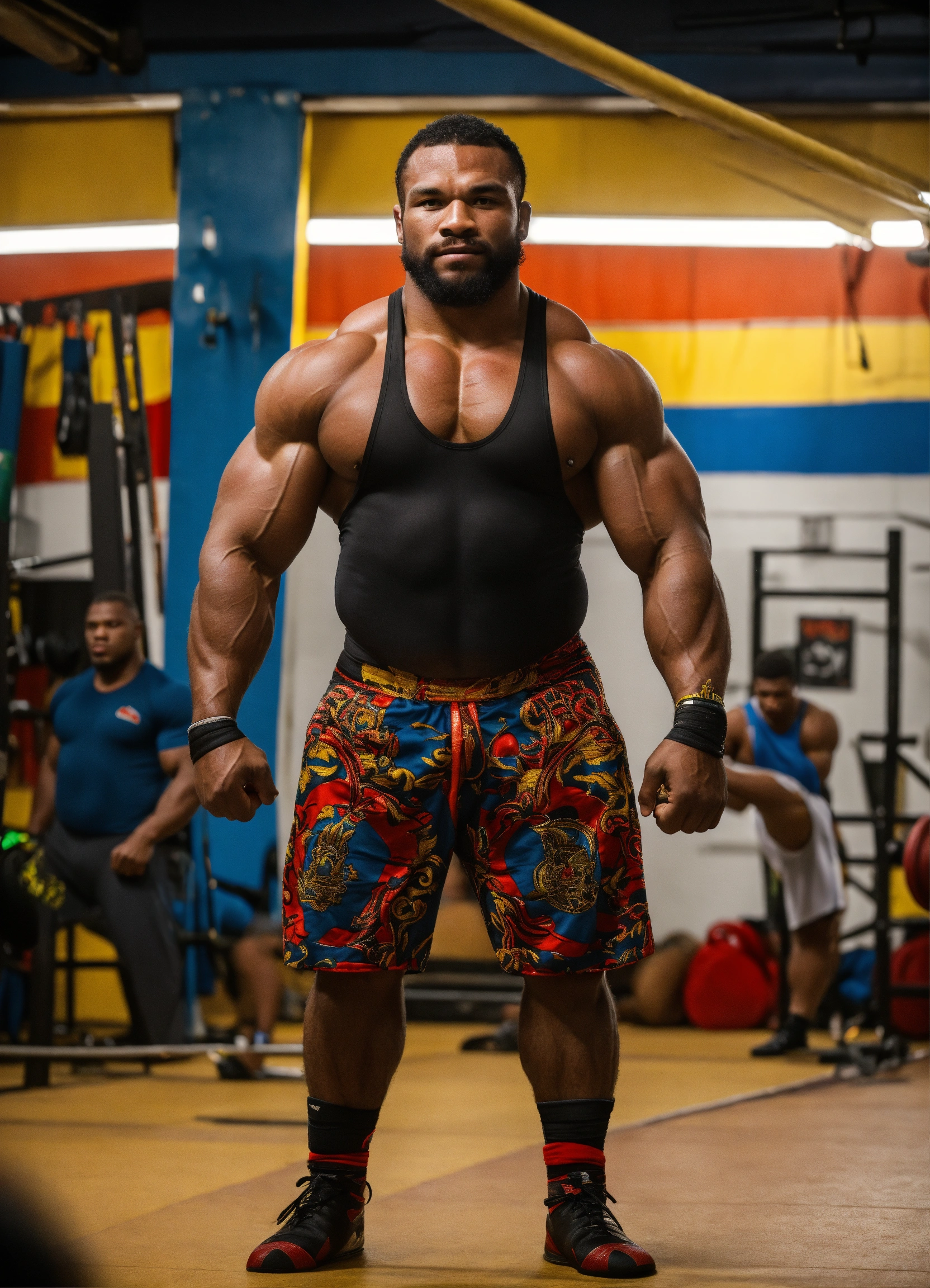 Lexica - 30-year-old wrestler with big muscles, bodybuilder, Tobagonian ...