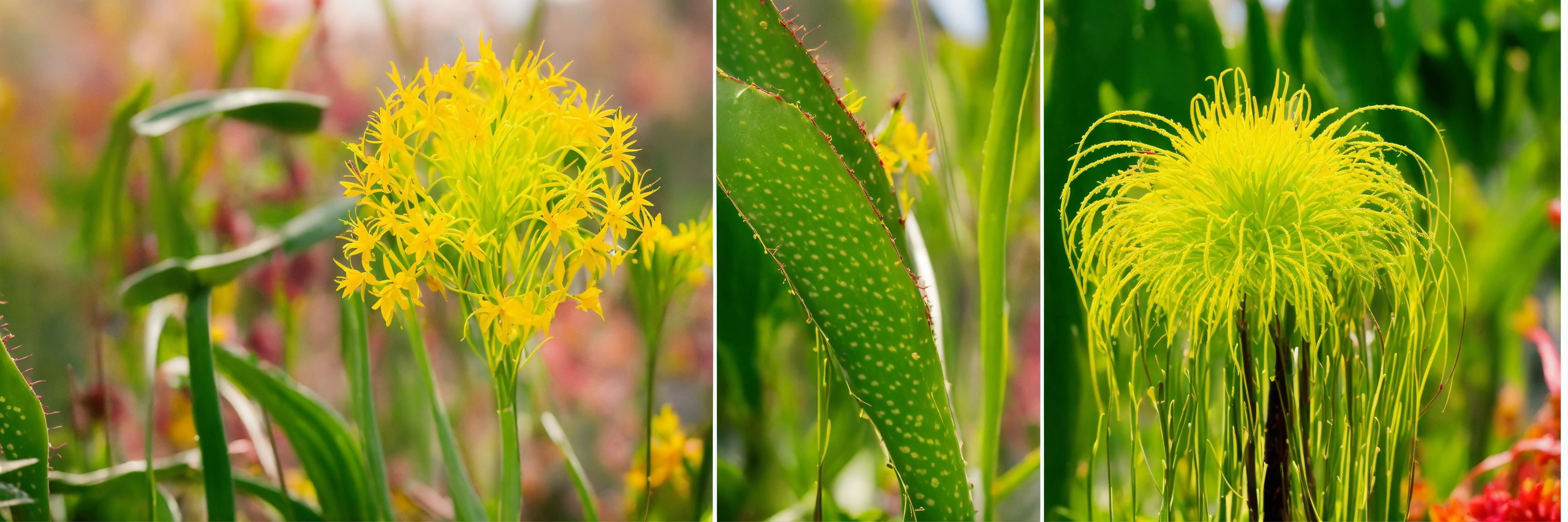 Lexica - Create a template with three key feature 1. gudhal flower 2 ...