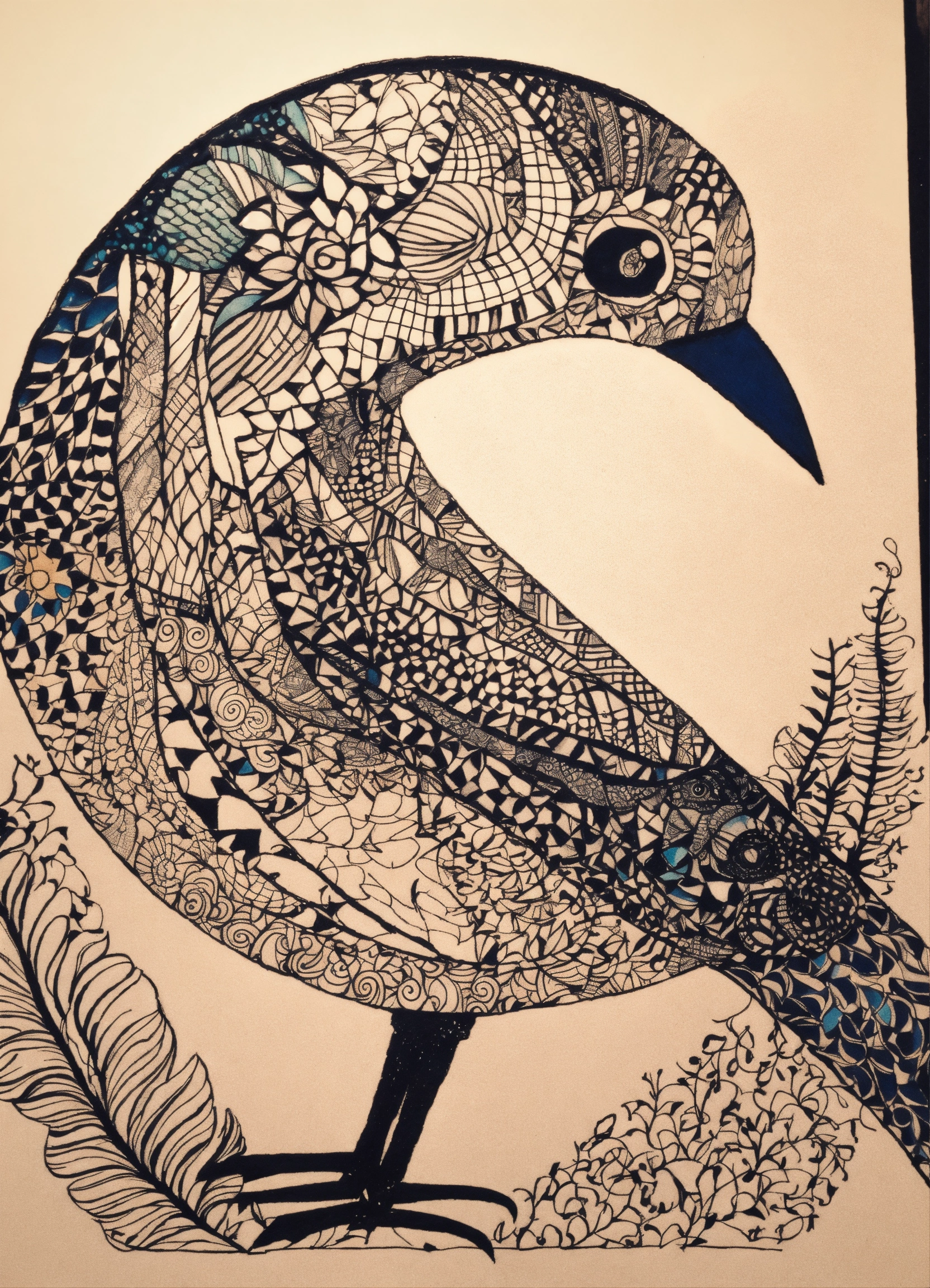Lexica - Zentangle bird